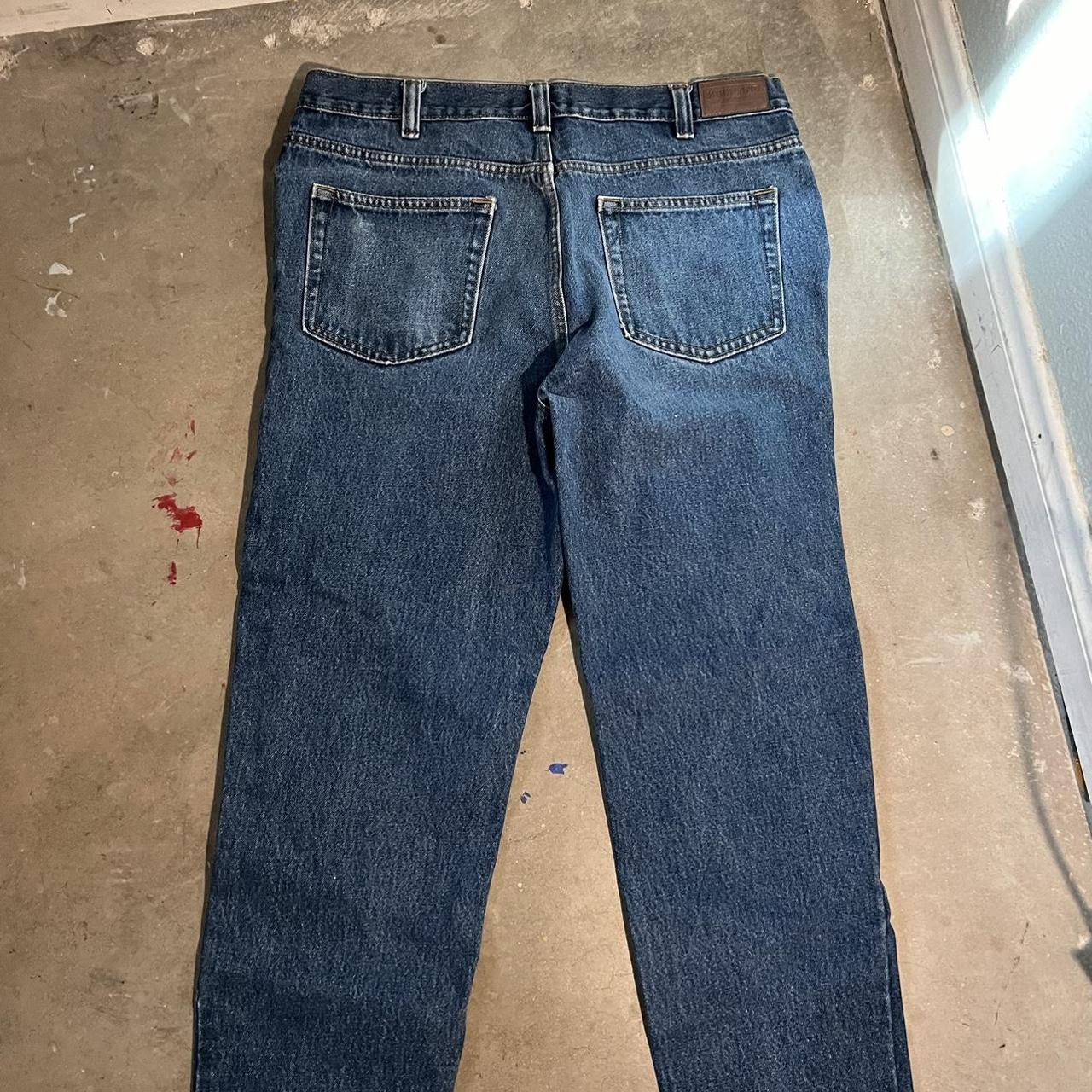 CLASSIC BLUE JEANS - used but good condition with a... - Depop