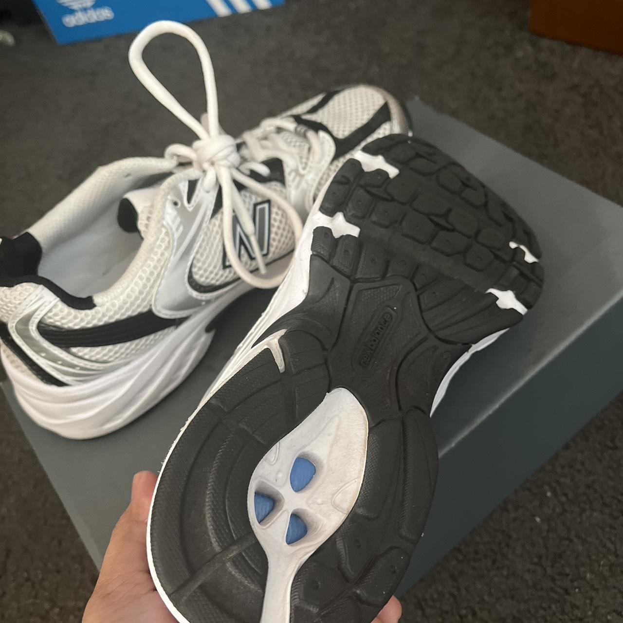 #newbalance #530New Balance 530 in White with Silver... - Depop