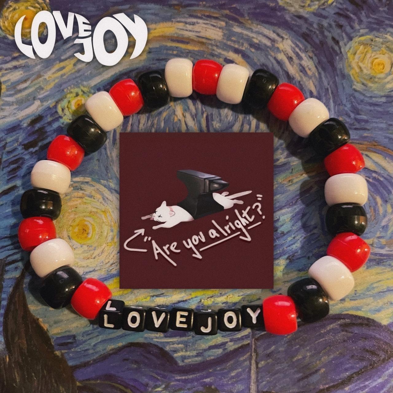 are you alright? lovejoy kandi bracelet made with... - Depop