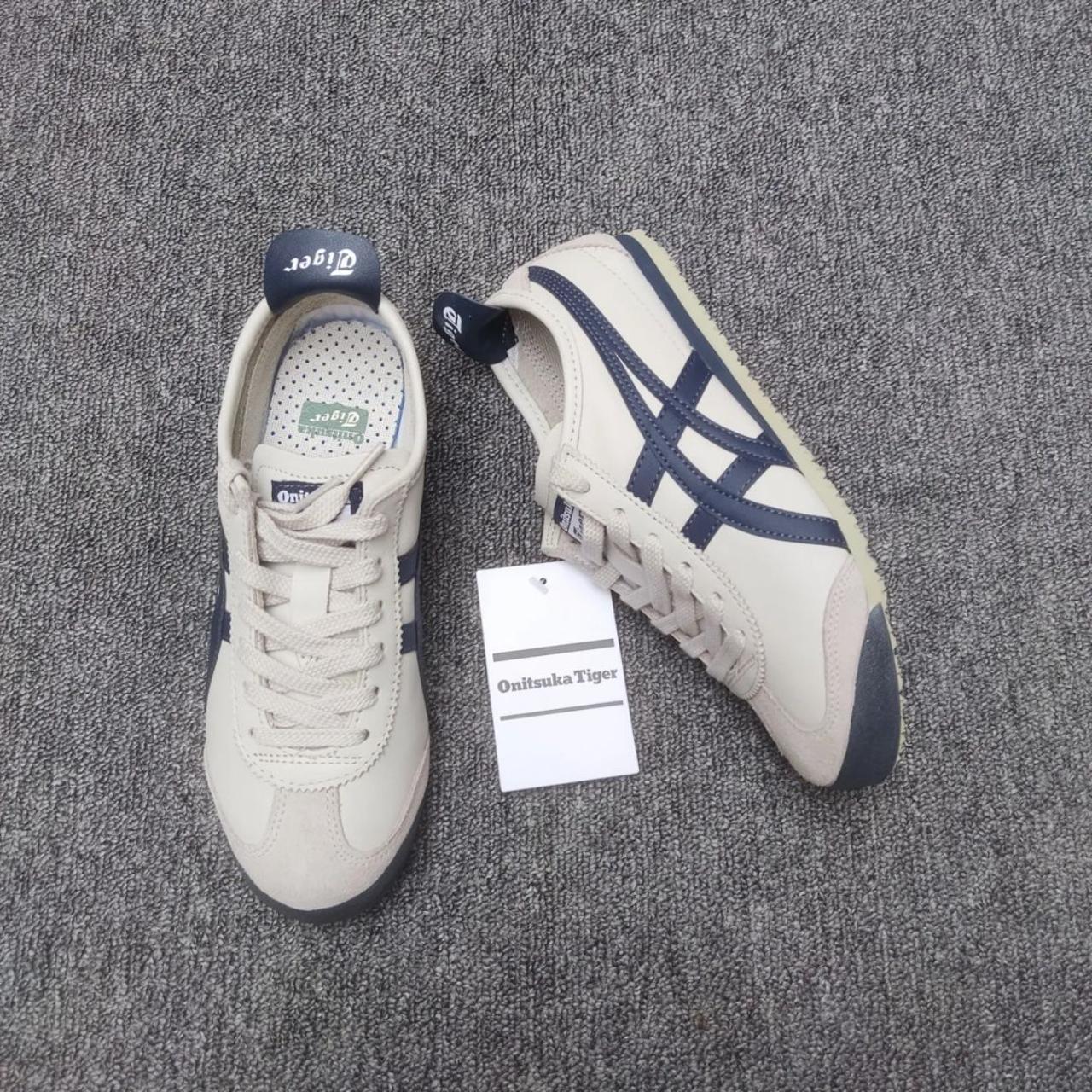 Onitsuka Tiger Mexico66 Birch/India Ink/Latte... - Depop