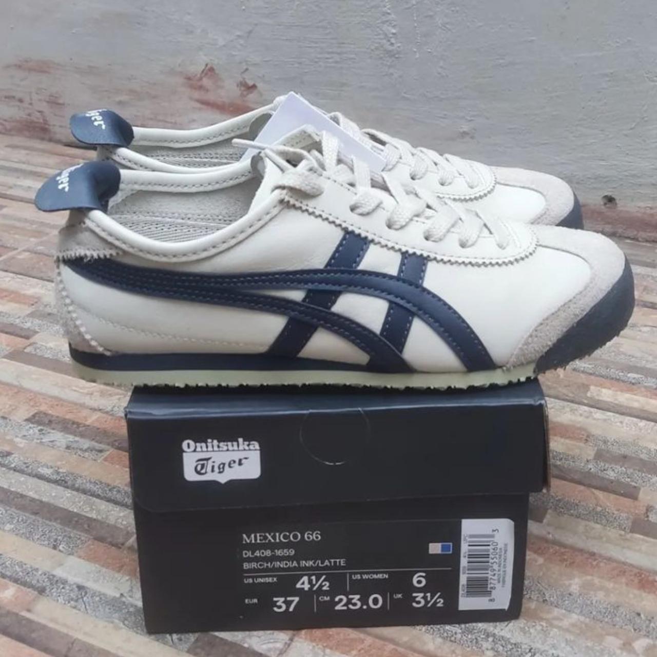 Onitsuka Tiger Mexico66 Birch/India Ink/Latte... - Depop