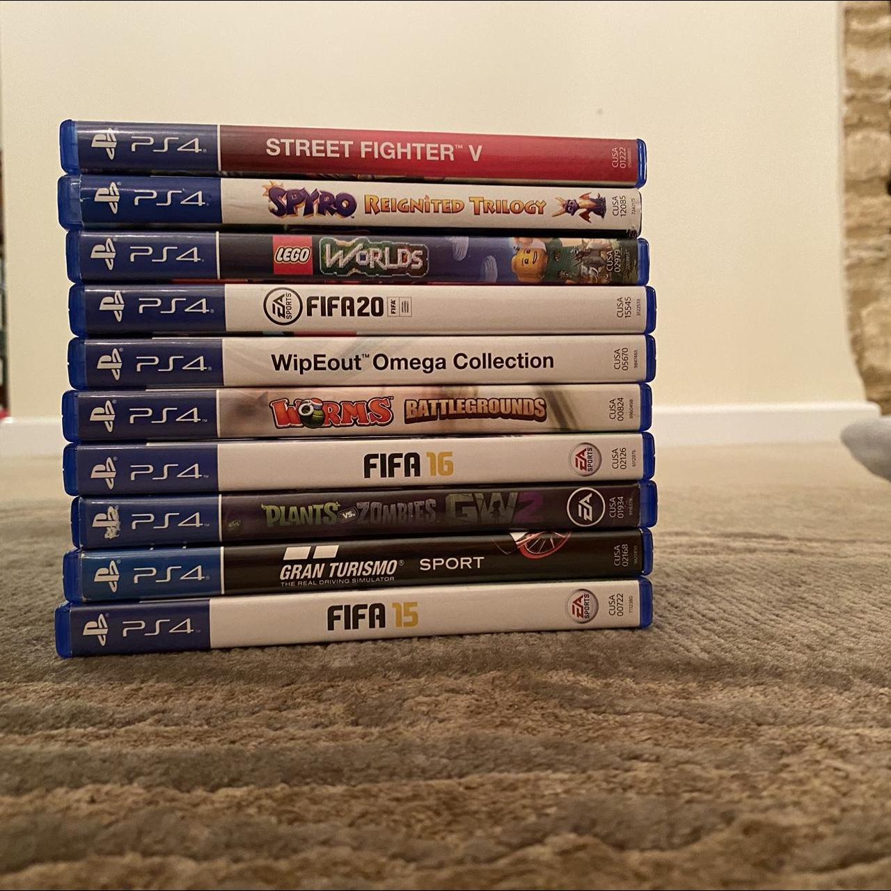 10 ps4 games All work well Discs are clean - Depop