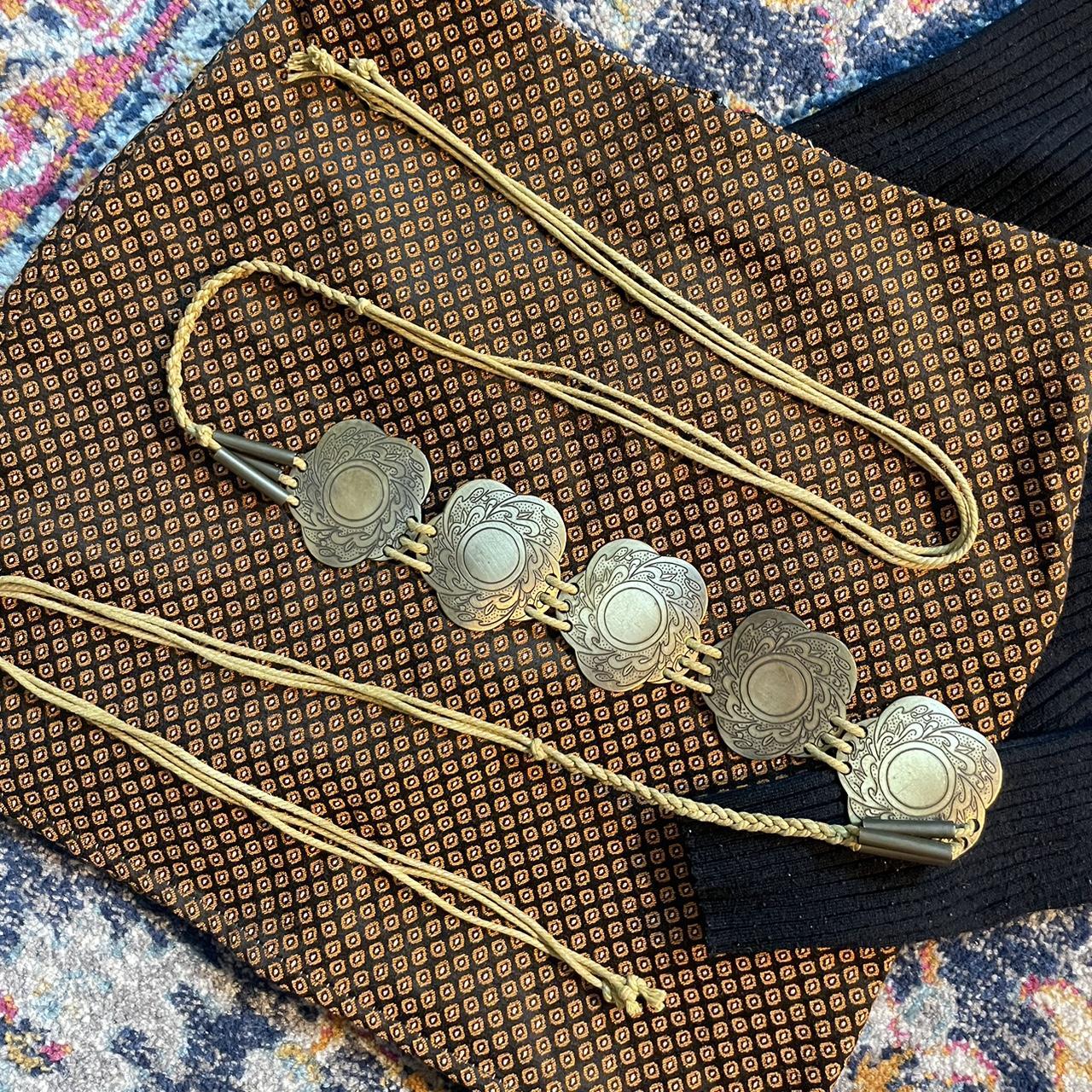 Super cool vintage metal flower belt 🌼 love the... - Depop