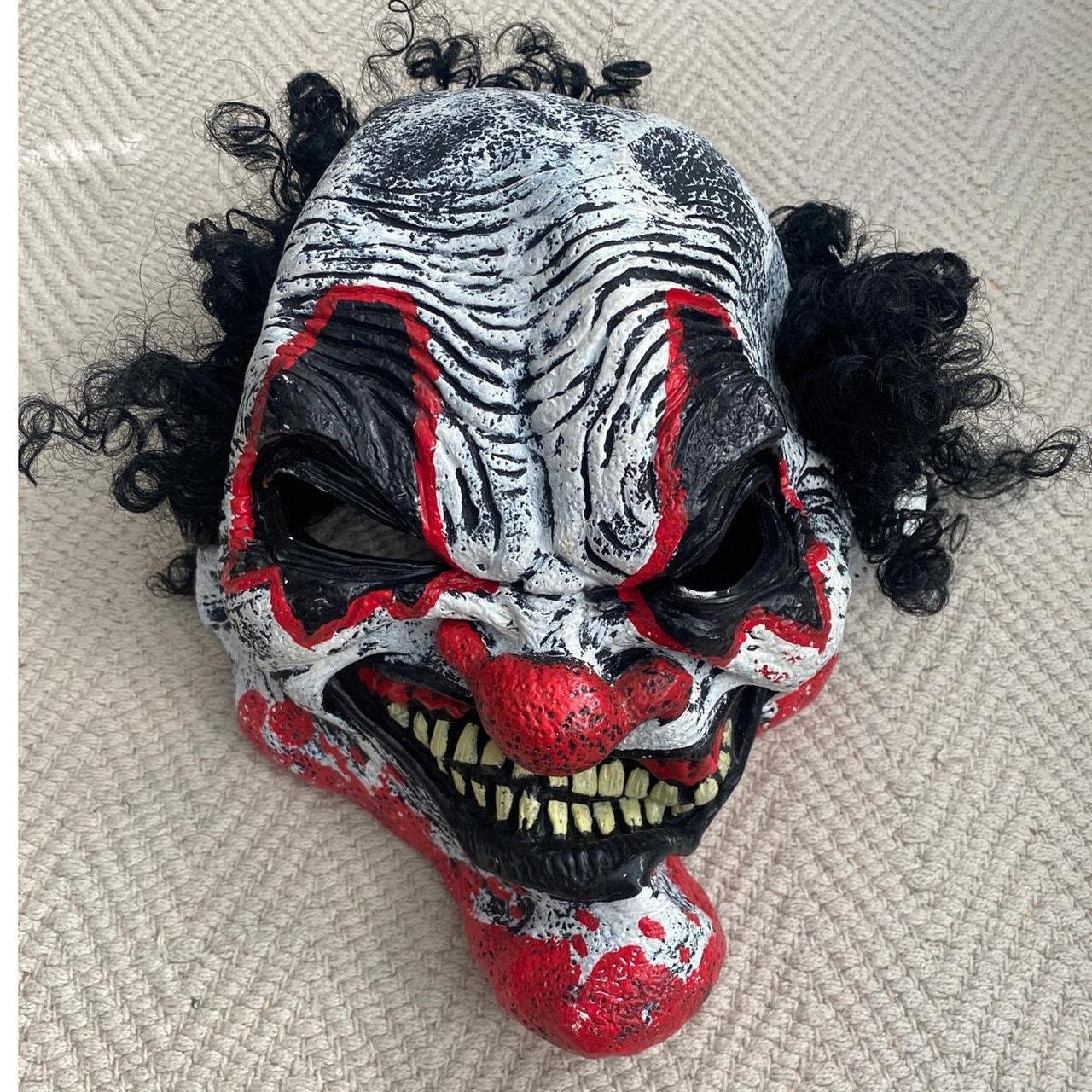 Halloween Clown Horror Mask Costume Men's Cosplay... | Depop