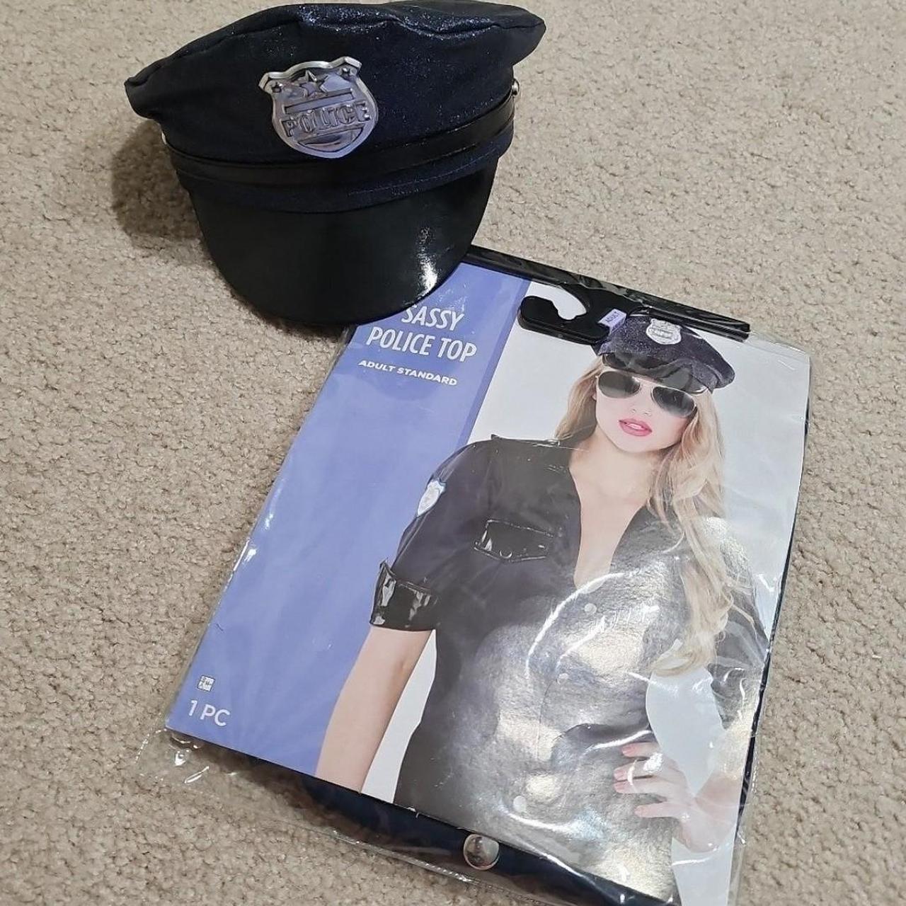 Small sassy police top and hat - Depop
