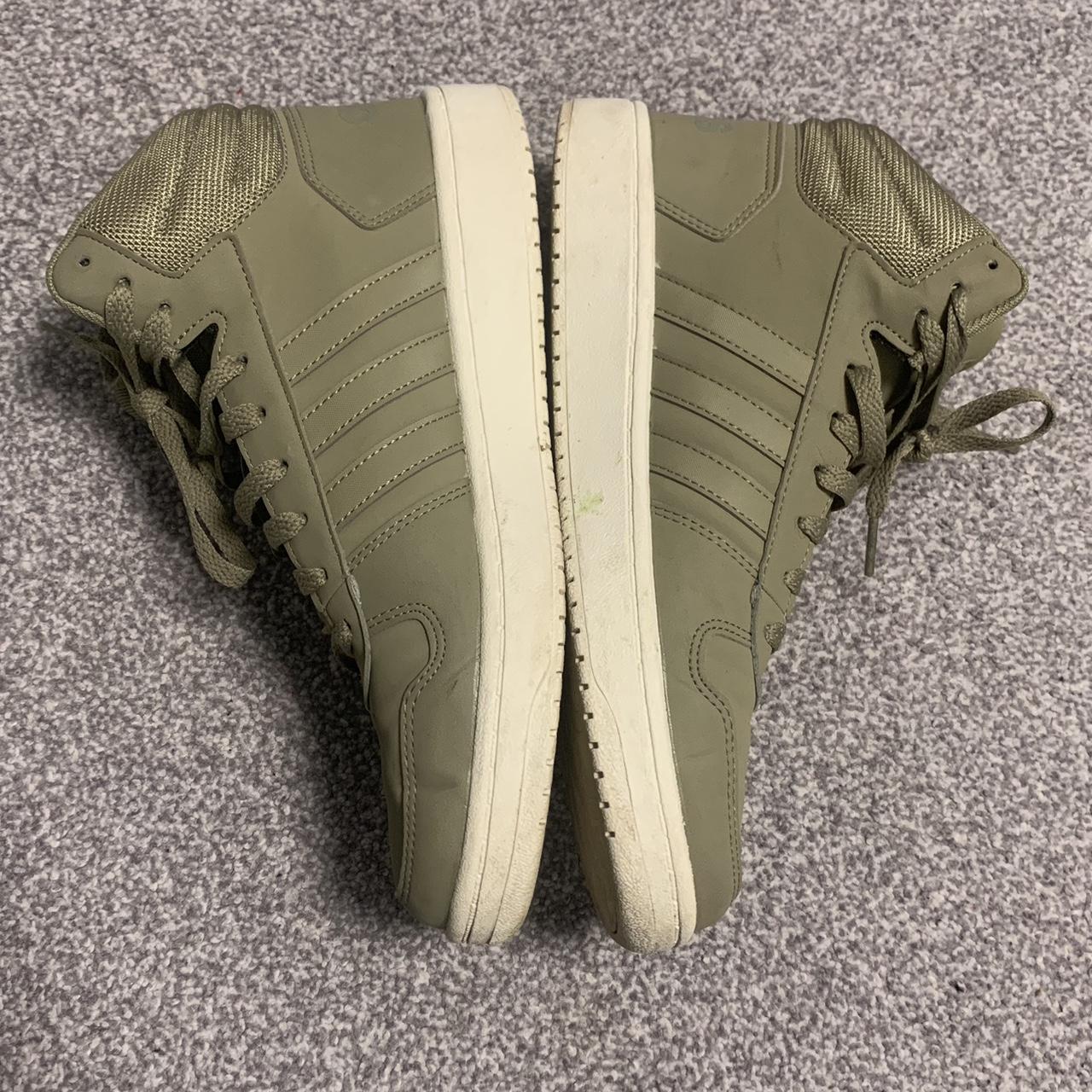 Green adidas high tops trainers shoes #trainers... - Depop