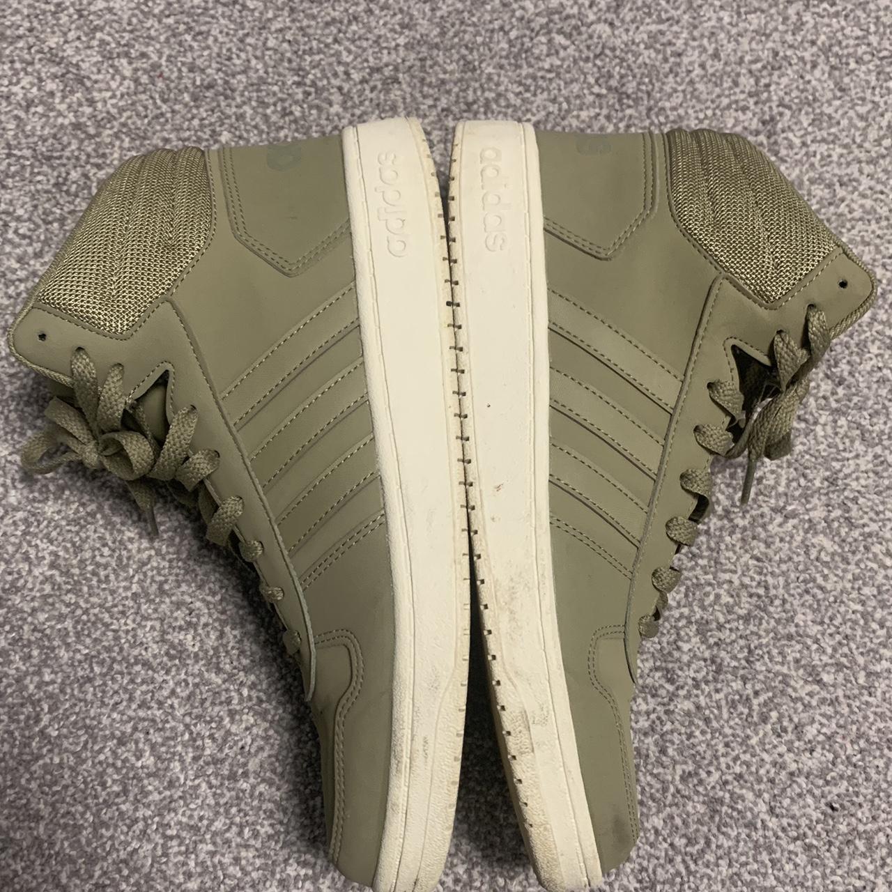 Green adidas high tops trainers shoes #trainers... - Depop