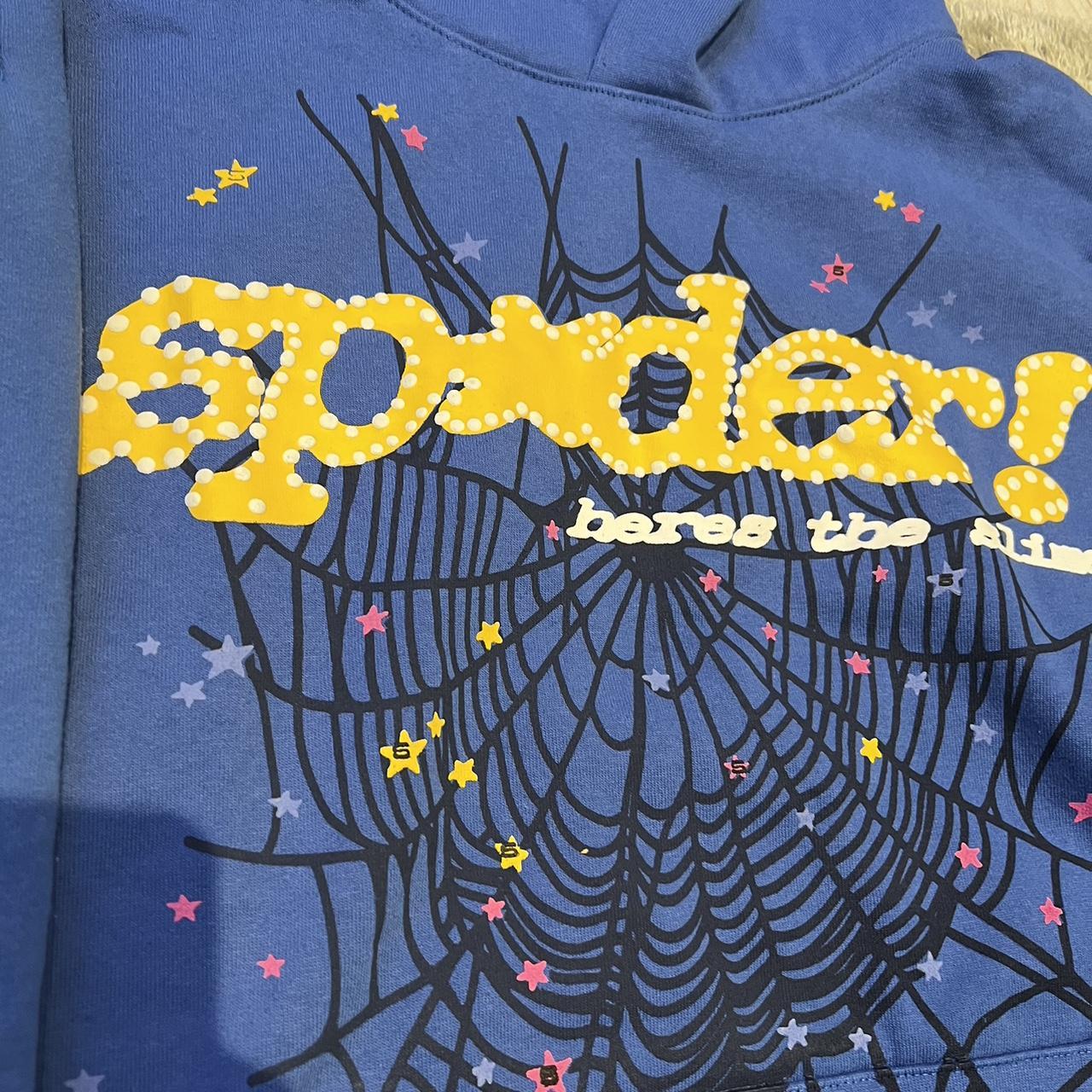 Spider world blue tracksuit size Large - Depop