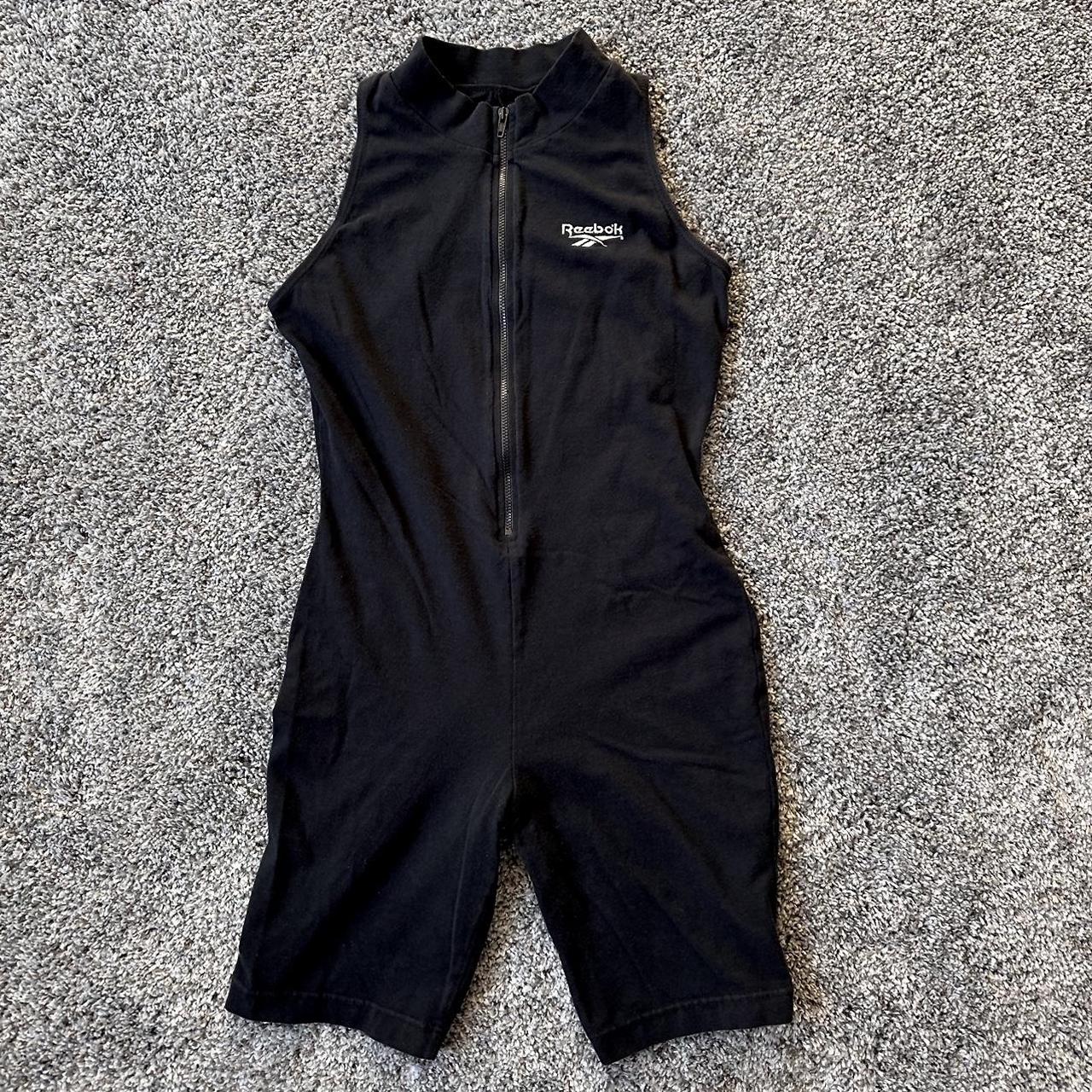 rare vintage retro reebok catsuit / bodysuit /... - Depop