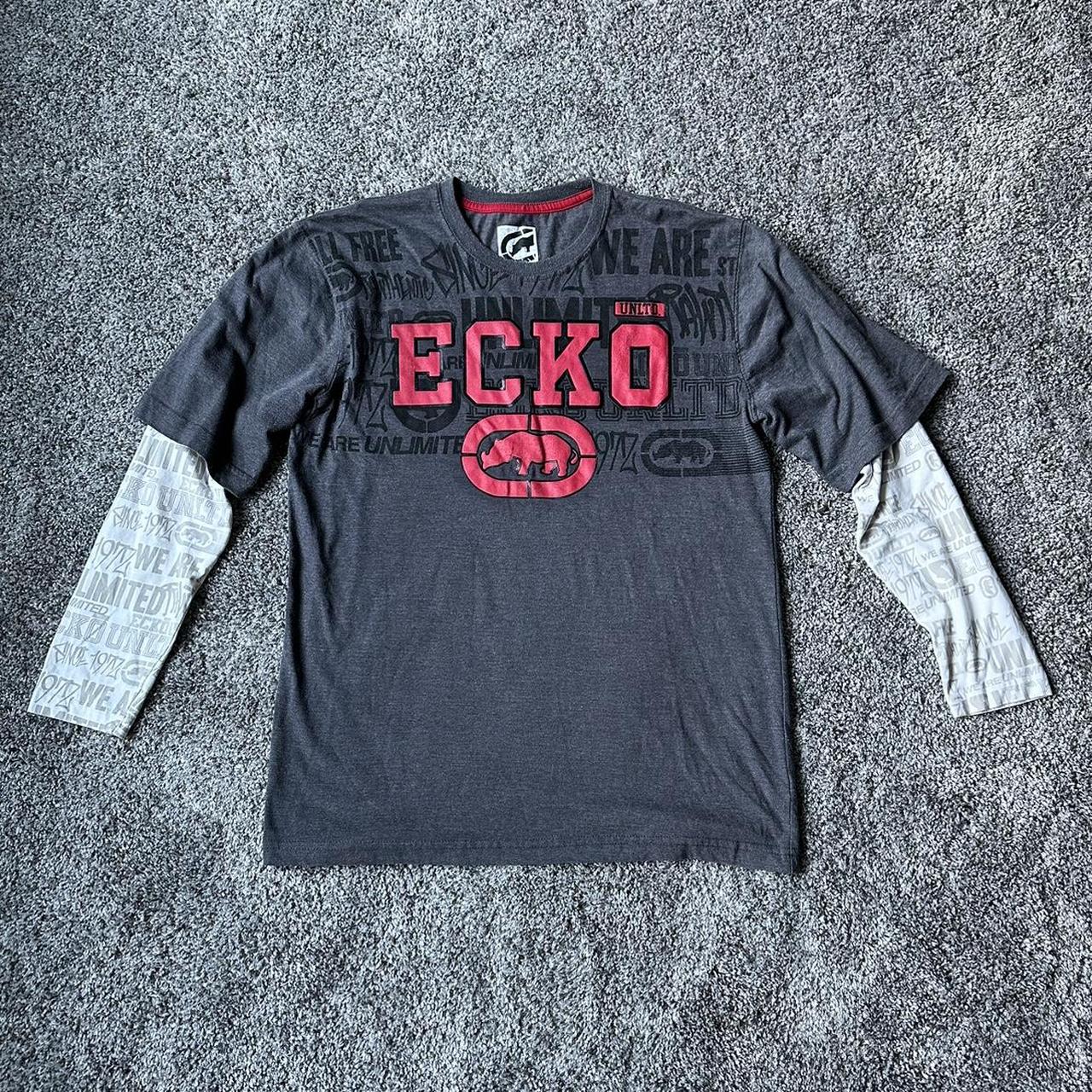 ecko unltd. short & long sleeve 2000s vtg y2k logo... - Depop