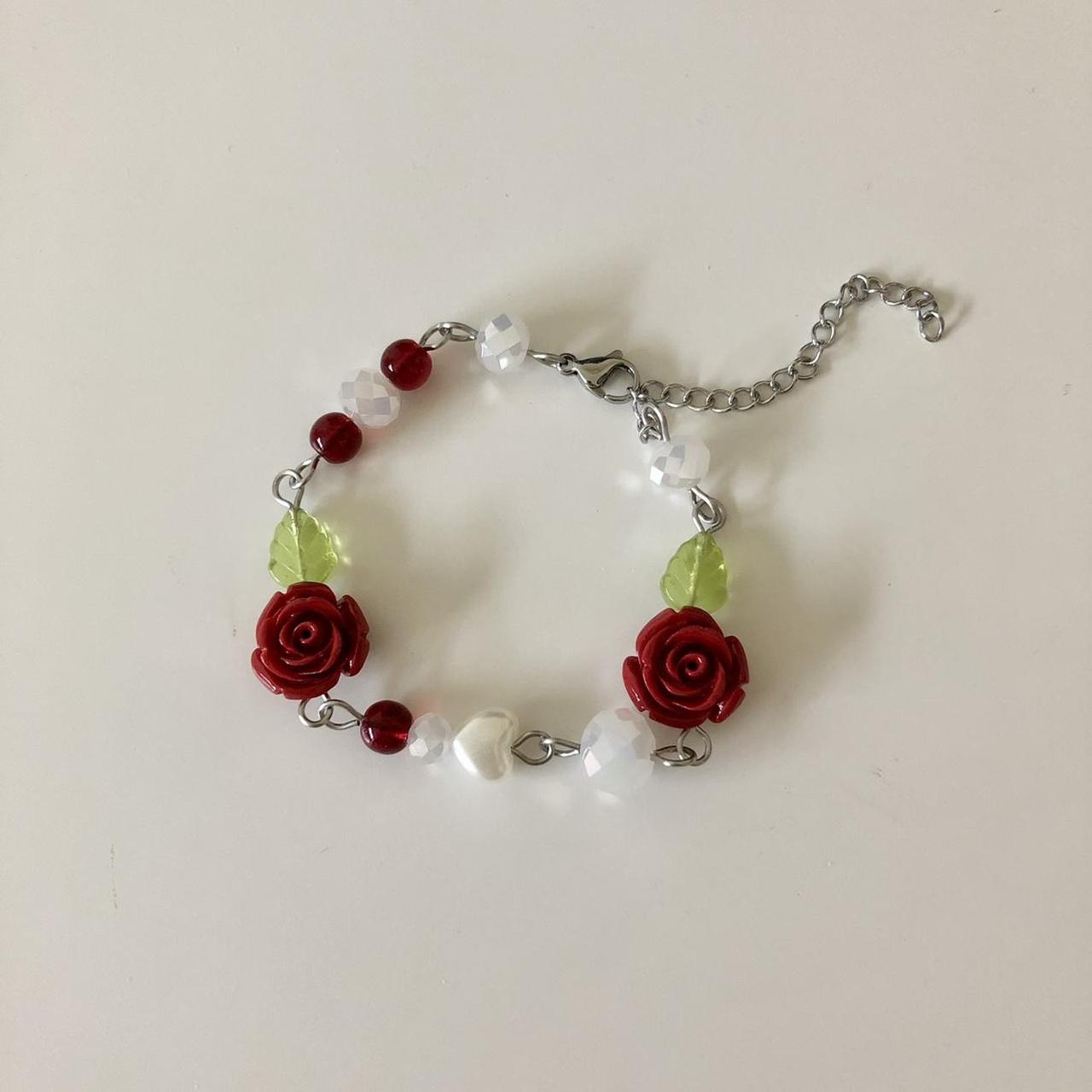 Coriolanus Snow bracelet jewelry, roses, floral,... - Depop