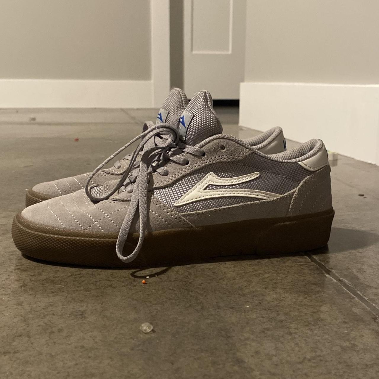 Men's size 6 Grey Lakai shoes, worn 3 to 4 times,... - Depop