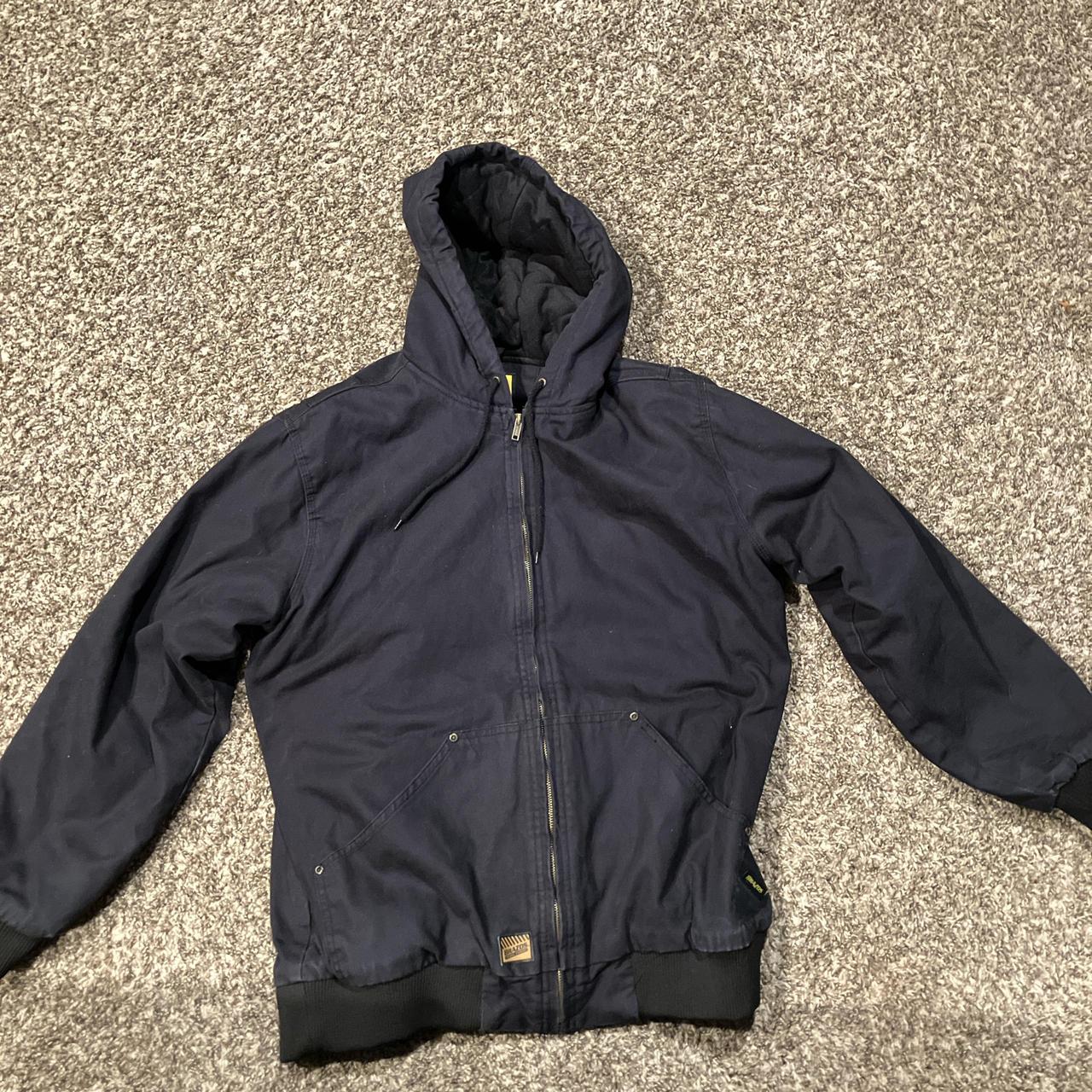 Brazos Black Workwear Jacket - Depop