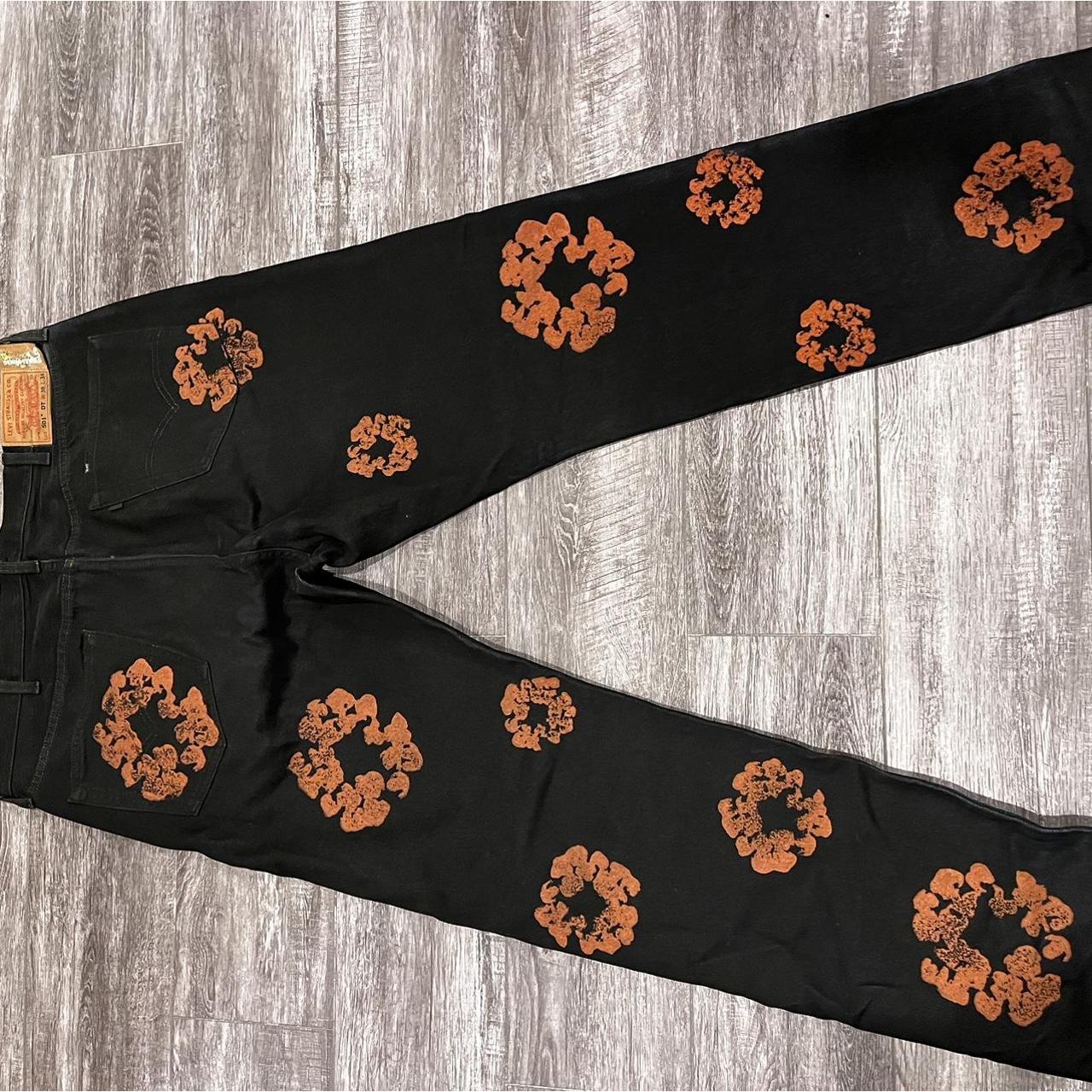 Rare Vintage 2021 Clay Red Denim Tears Levi's... - Depop