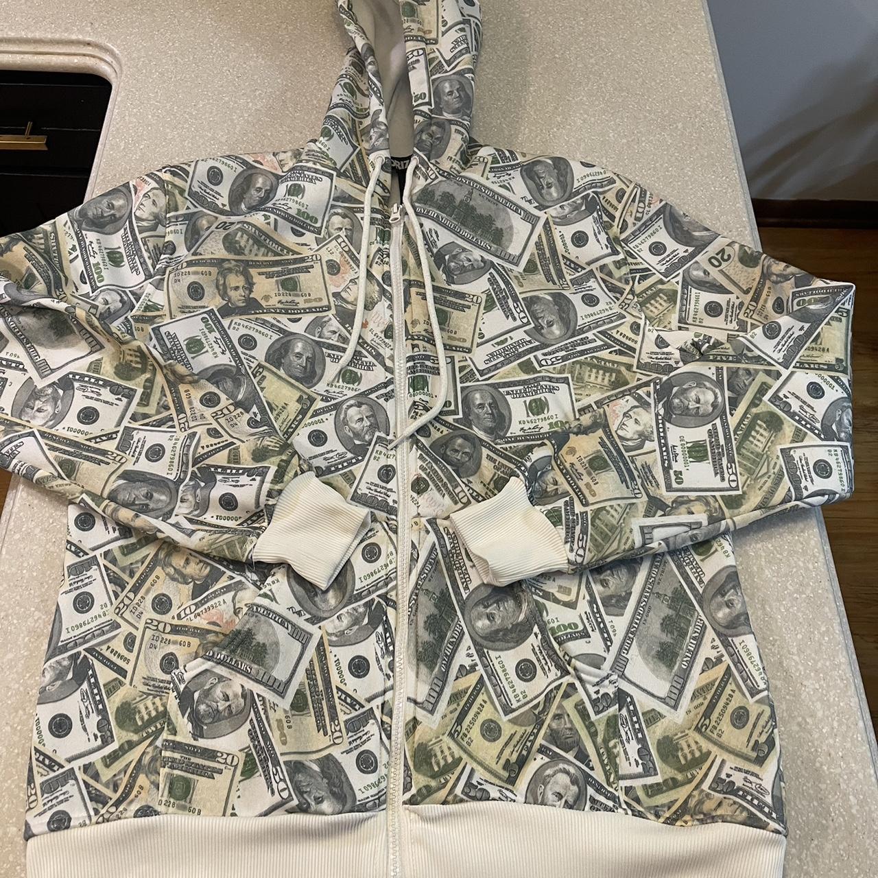 Cash Money Jacket…Horizon NY money zip up hooded... - Depop