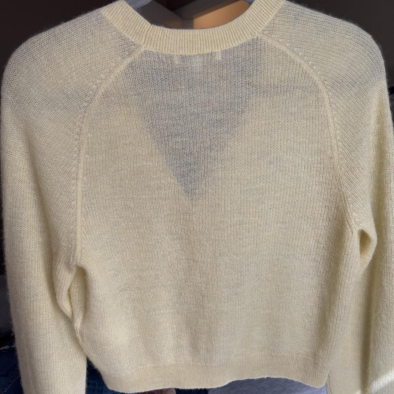 Madewell Sweater Pastel Yellow Size... - Depop