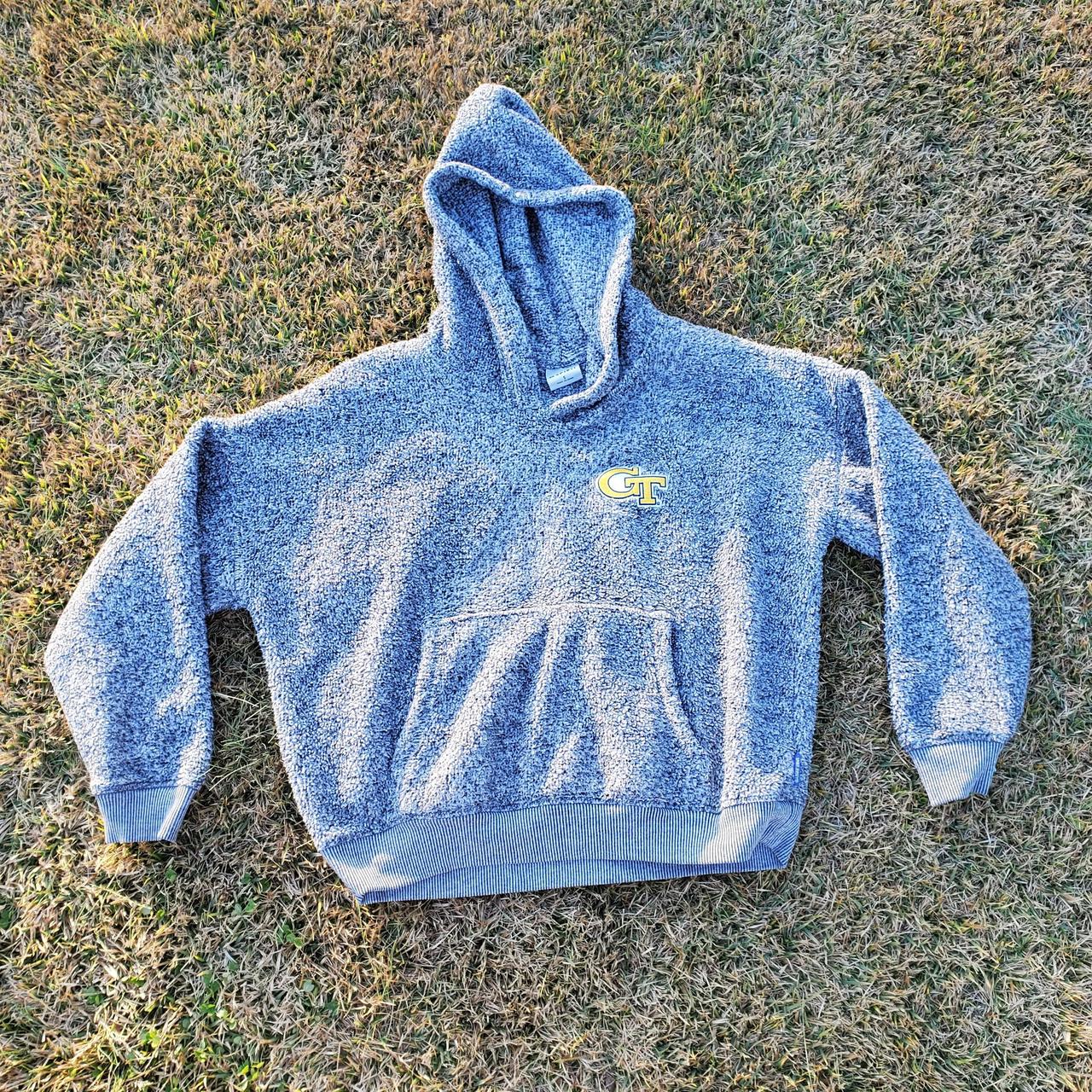 Fluffy comfy sweatshirt Georgia Tech embroidery... - Depop