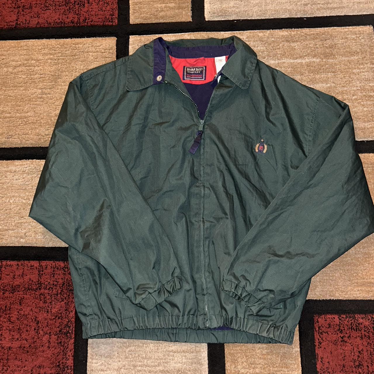 Vintage Bugle Boy Coat Size Medium fleece lining... - Depop