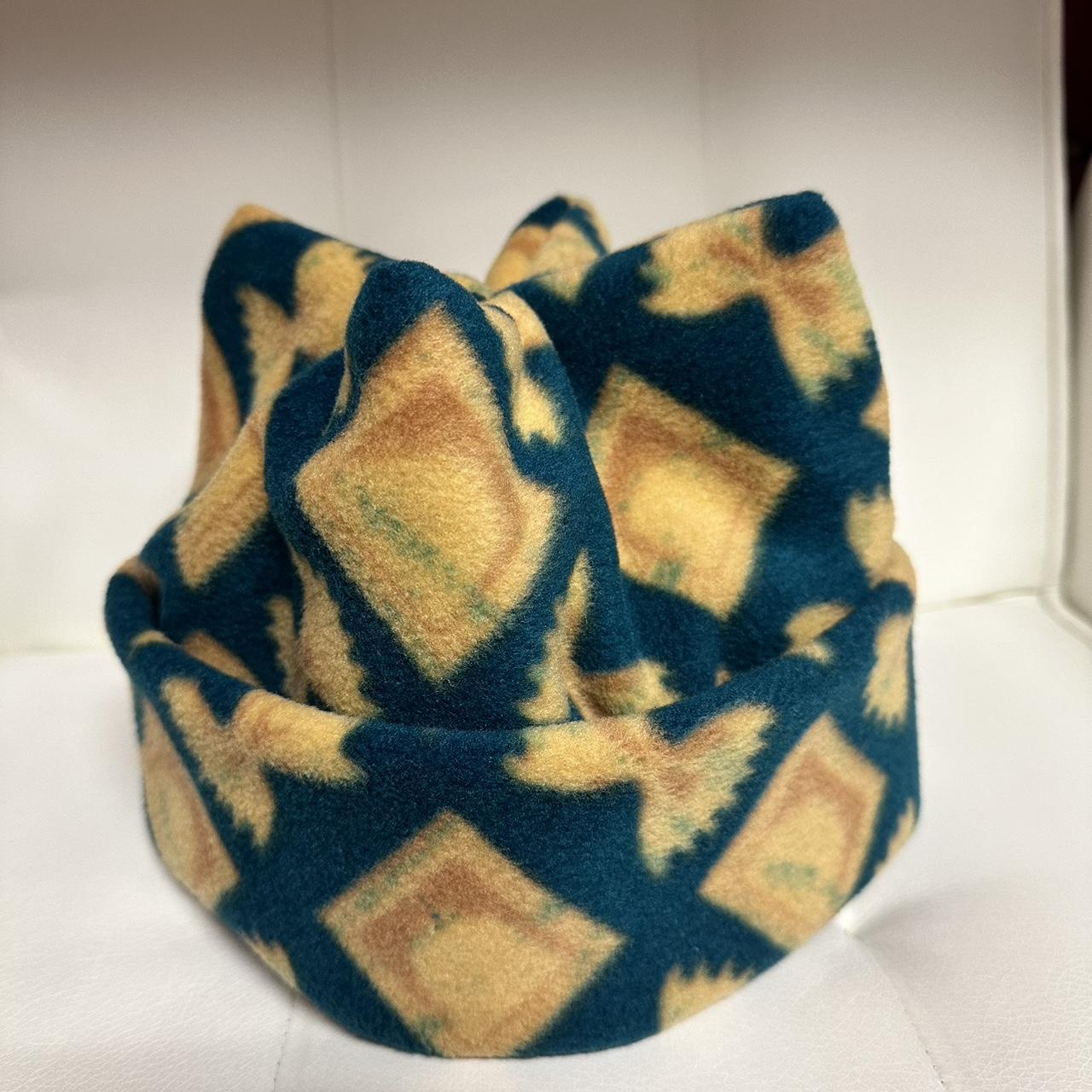 handmade four point fleece beanie 24 inch pasta... | Depop