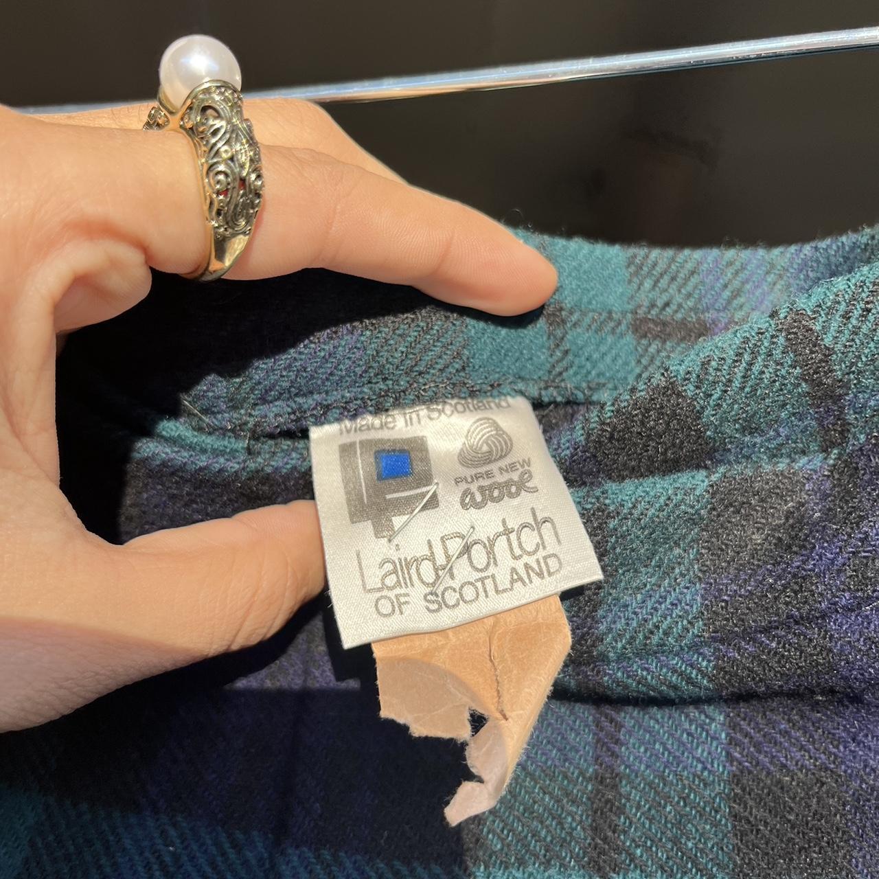 Laird Portch kilt skirt Vintage kilt blue and green... - Depop