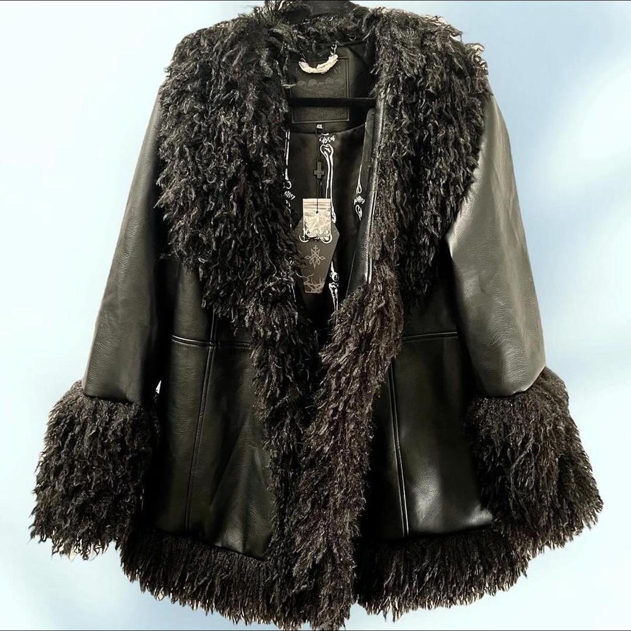 Talvel Coat 🧥🖤 - New With Tags - Size 4XL - Faux... - Depop
