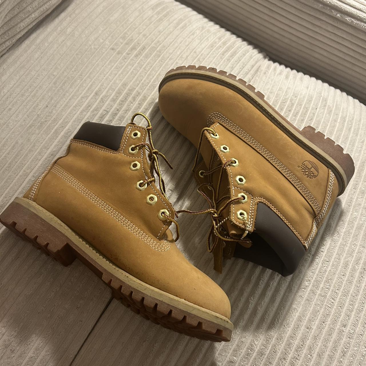 KIDS WHEAT TIMBS (SIZE 6) | Depop