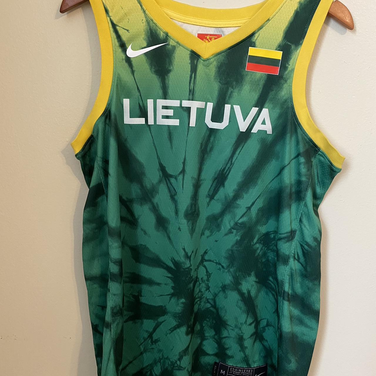 Nike Tie-Dye Lithuania Basketball Jersey - Limited... - Depop