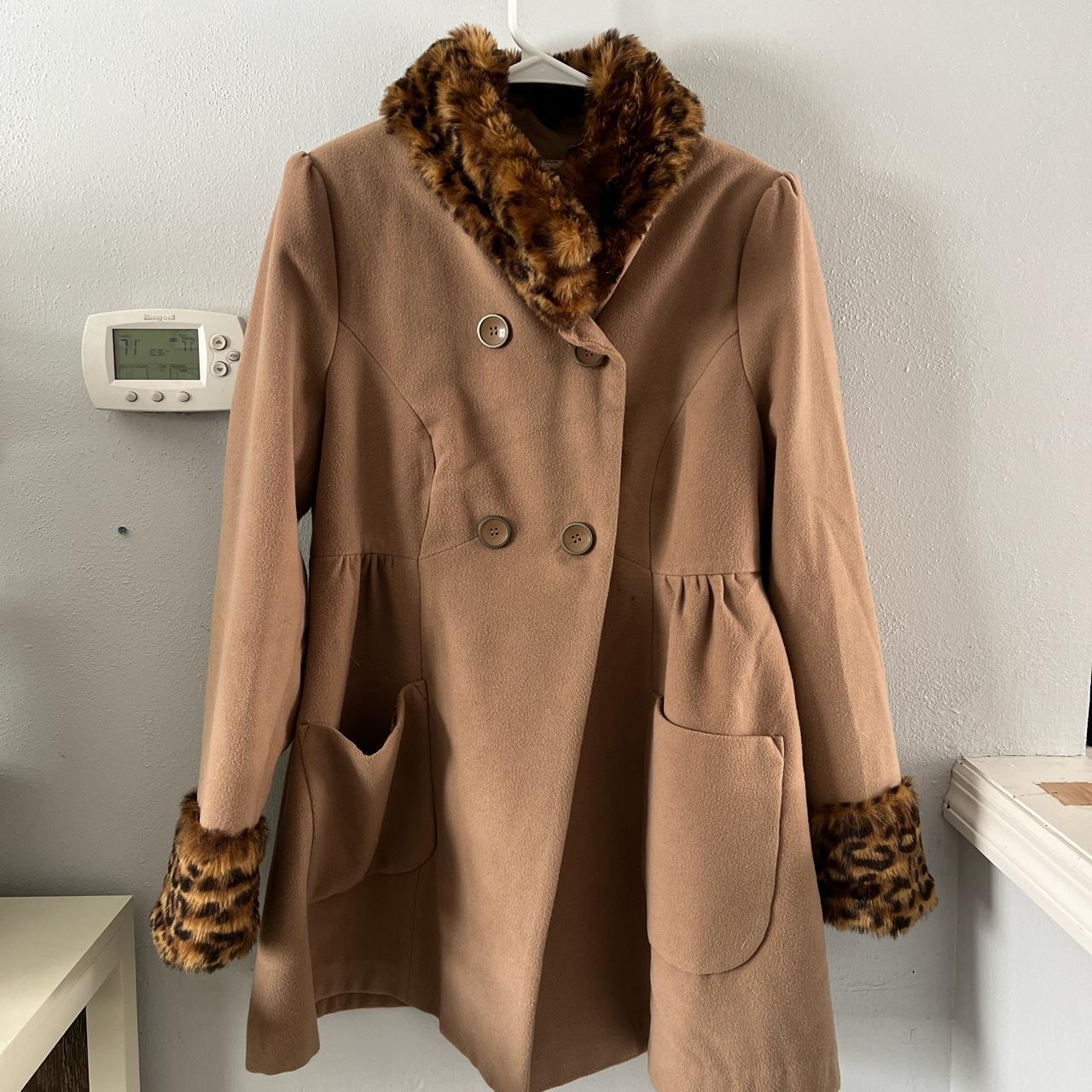 Jou Jou Faux Fur Coat- XL fits like L - Depop