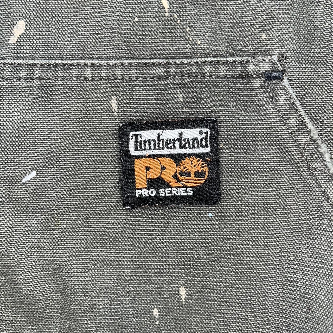 Distressed Vintage Timberland Pro Series Jacket... - Depop