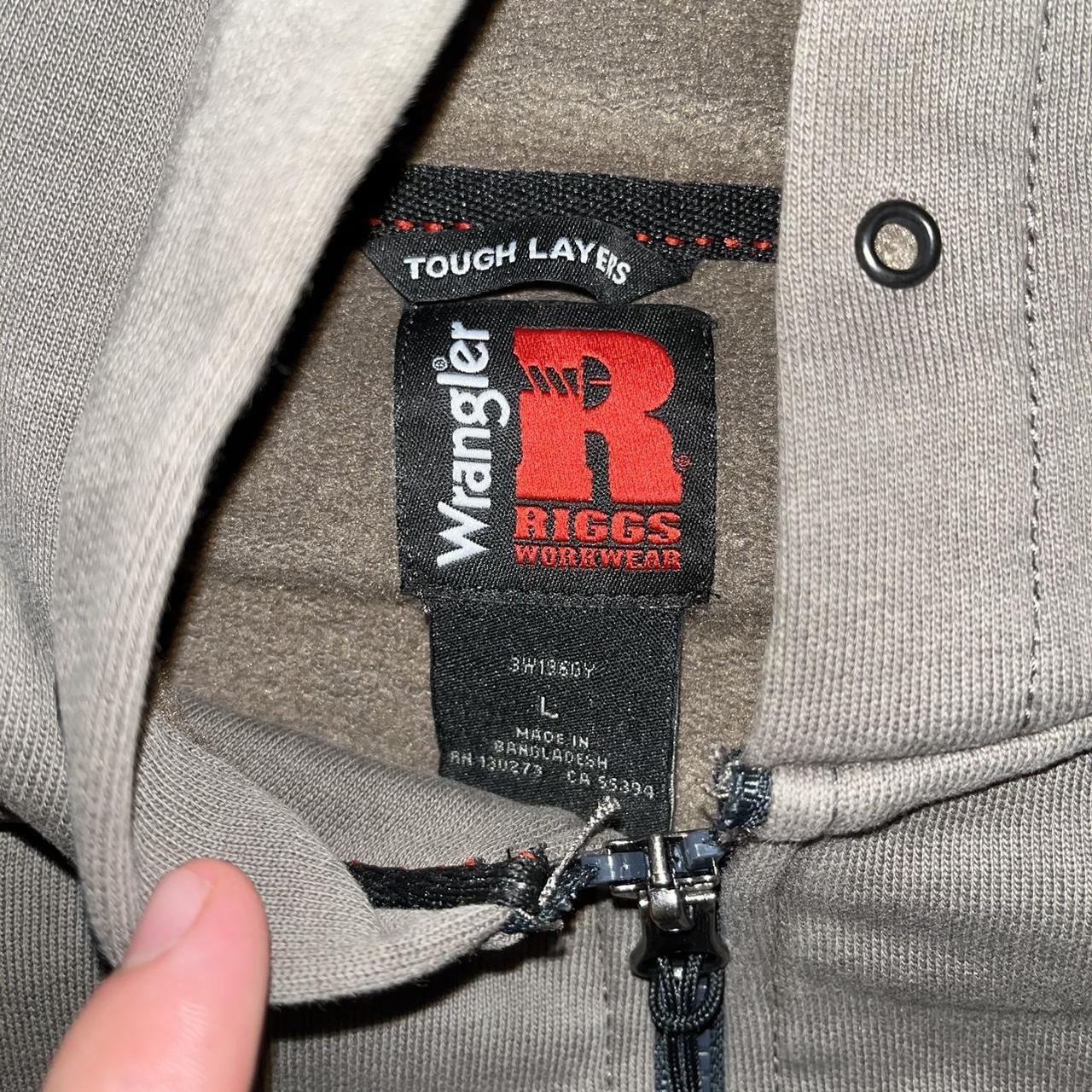 Wrangler Riggs Workwear Zip Up Hoodie (carhartt... - Depop