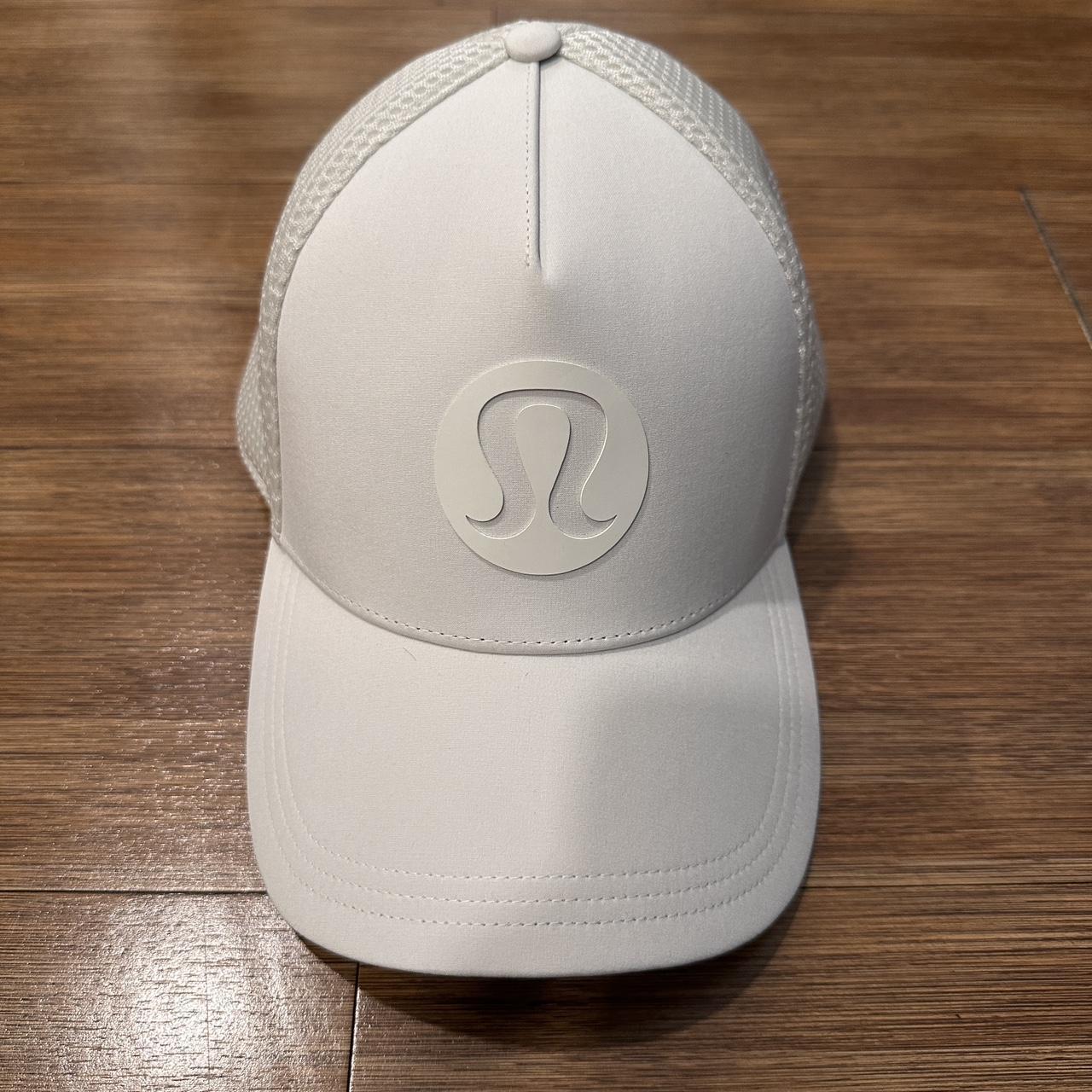 White Lululemon cap #fitness - Depop