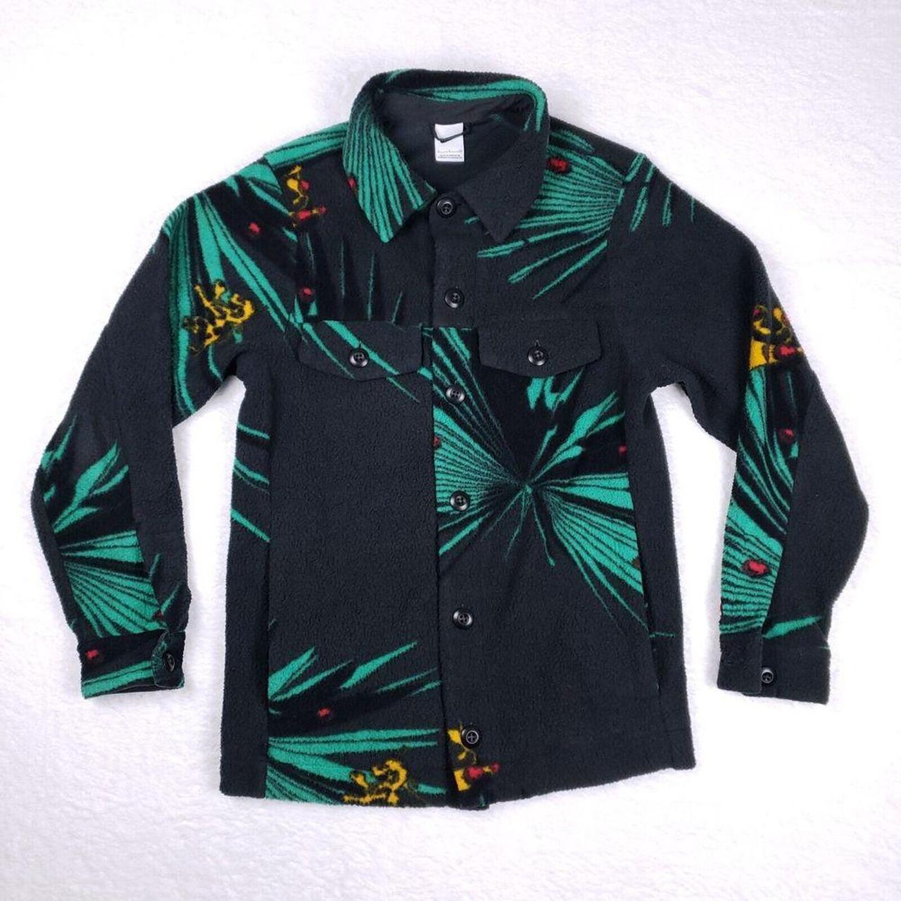 Nike LeBron James Sherpa Button Up Fleece Jacket... | Depop