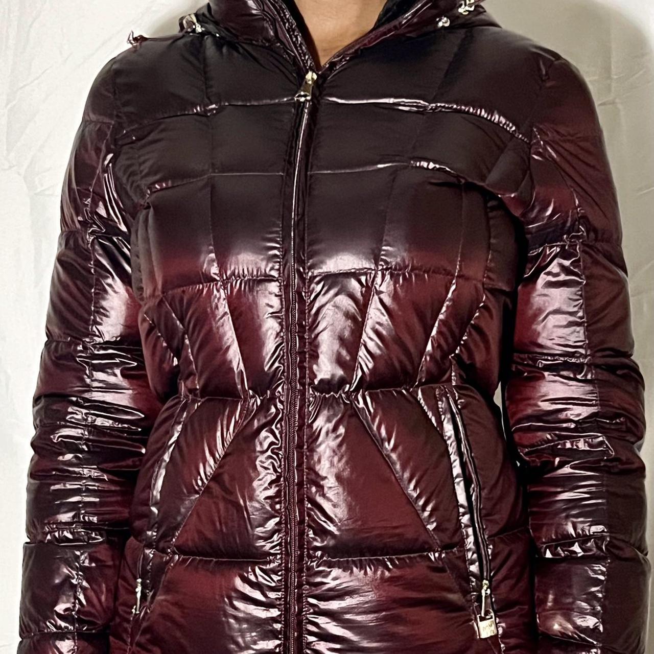 Marc NEW YORK Burgundy Winter Coat jacket Size -... - Depop