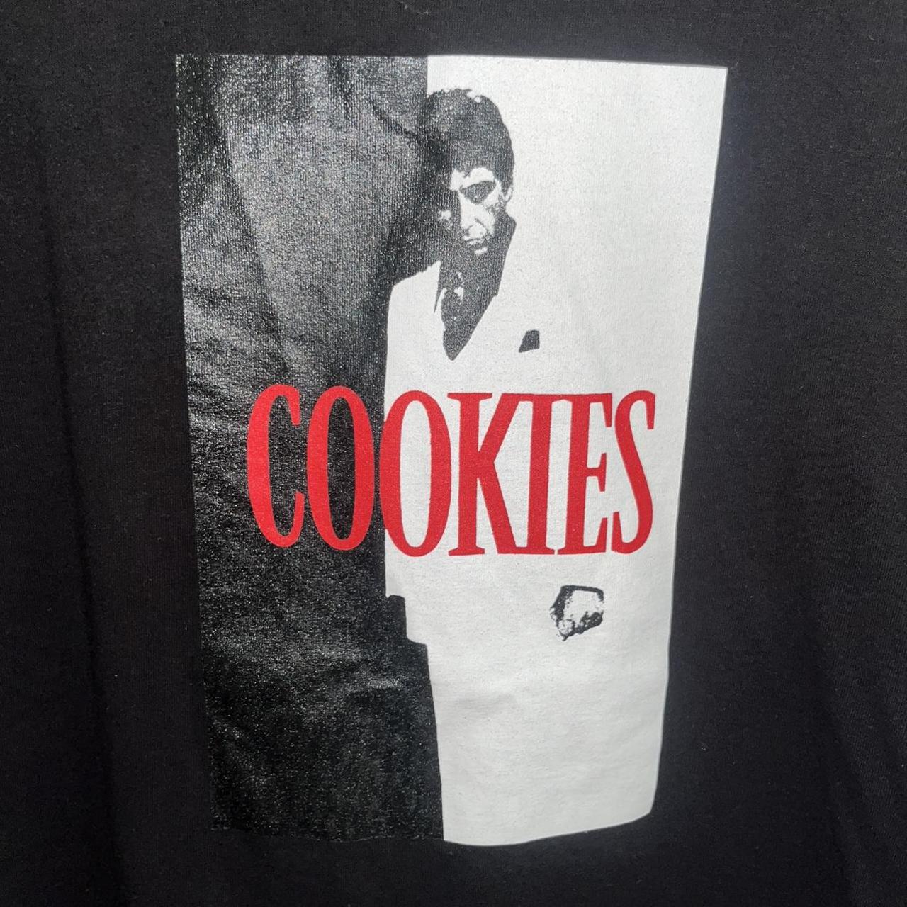 Mens size large Scarface Cookies Tee. No stains,... - Depop