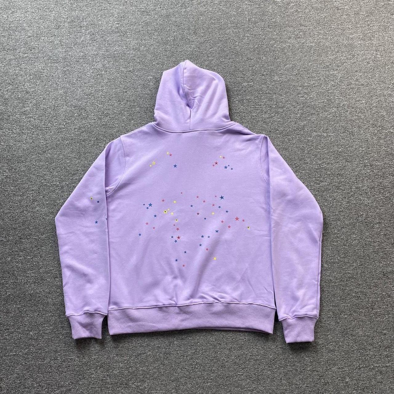 [purple sp5der hoodie] 💫 bundle items for better... - Depop