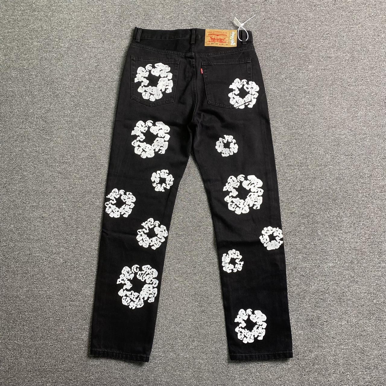 denim tears black denim 🌟 ~2-3 weeks for shipping - Depop