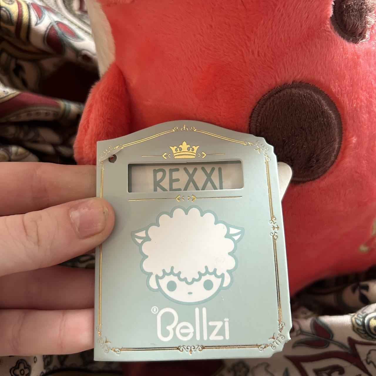 rexxi medium sized dino plush from bellzi great... - Depop