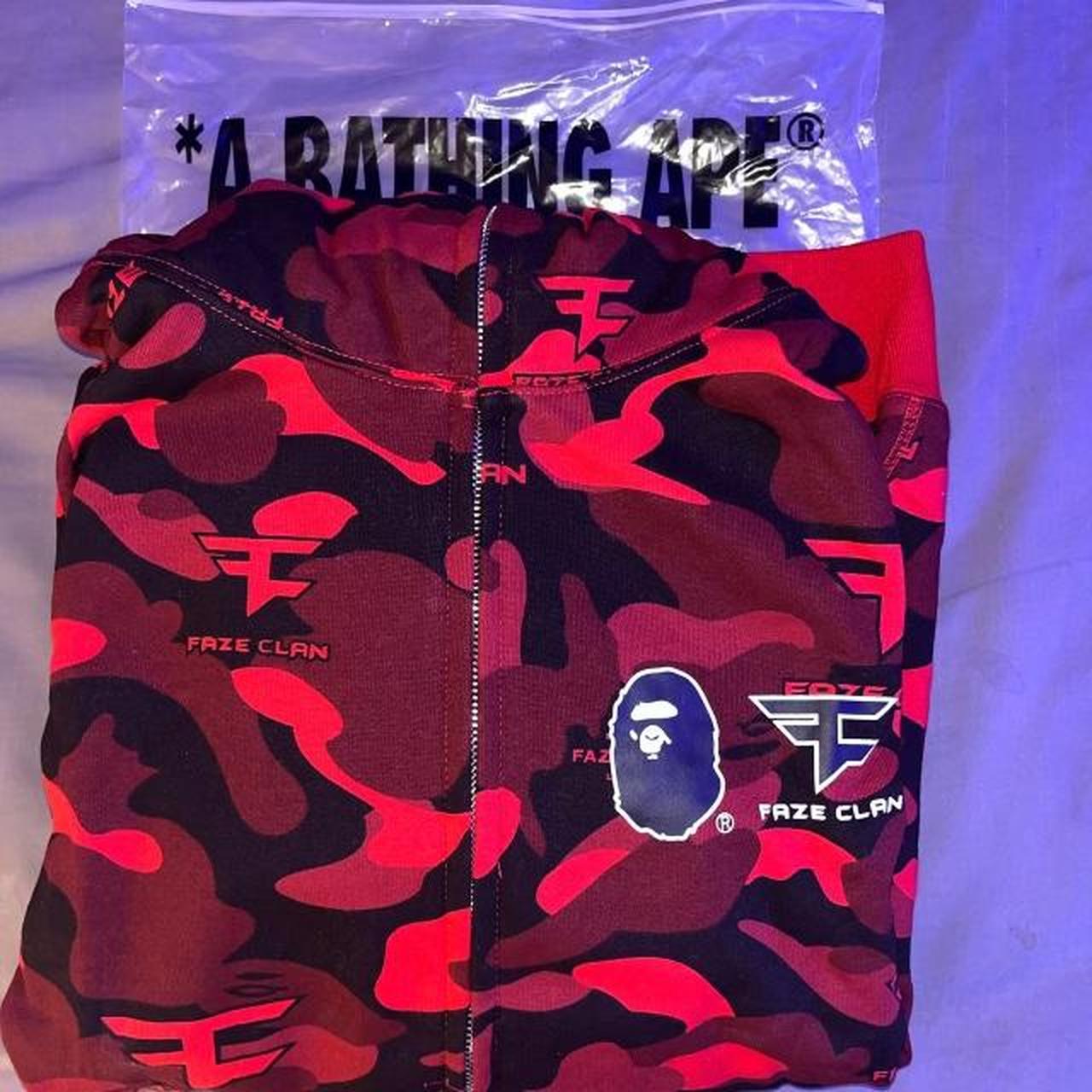 Bape x faze clan hoodie. Brand new in bag Size M... - Depop