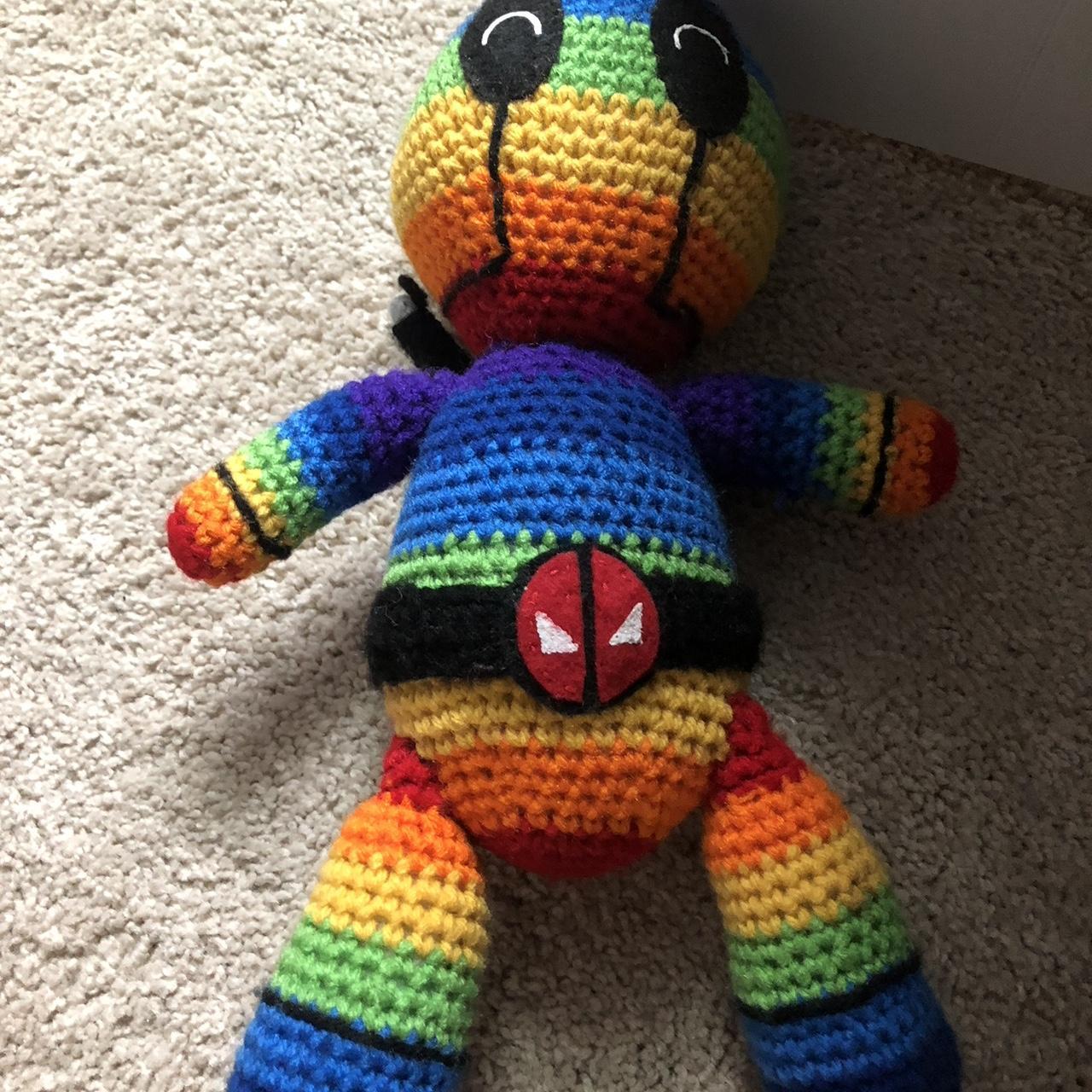 Home-made Deadpool Plushie 🥷 🌈 Bought it at a... - Depop