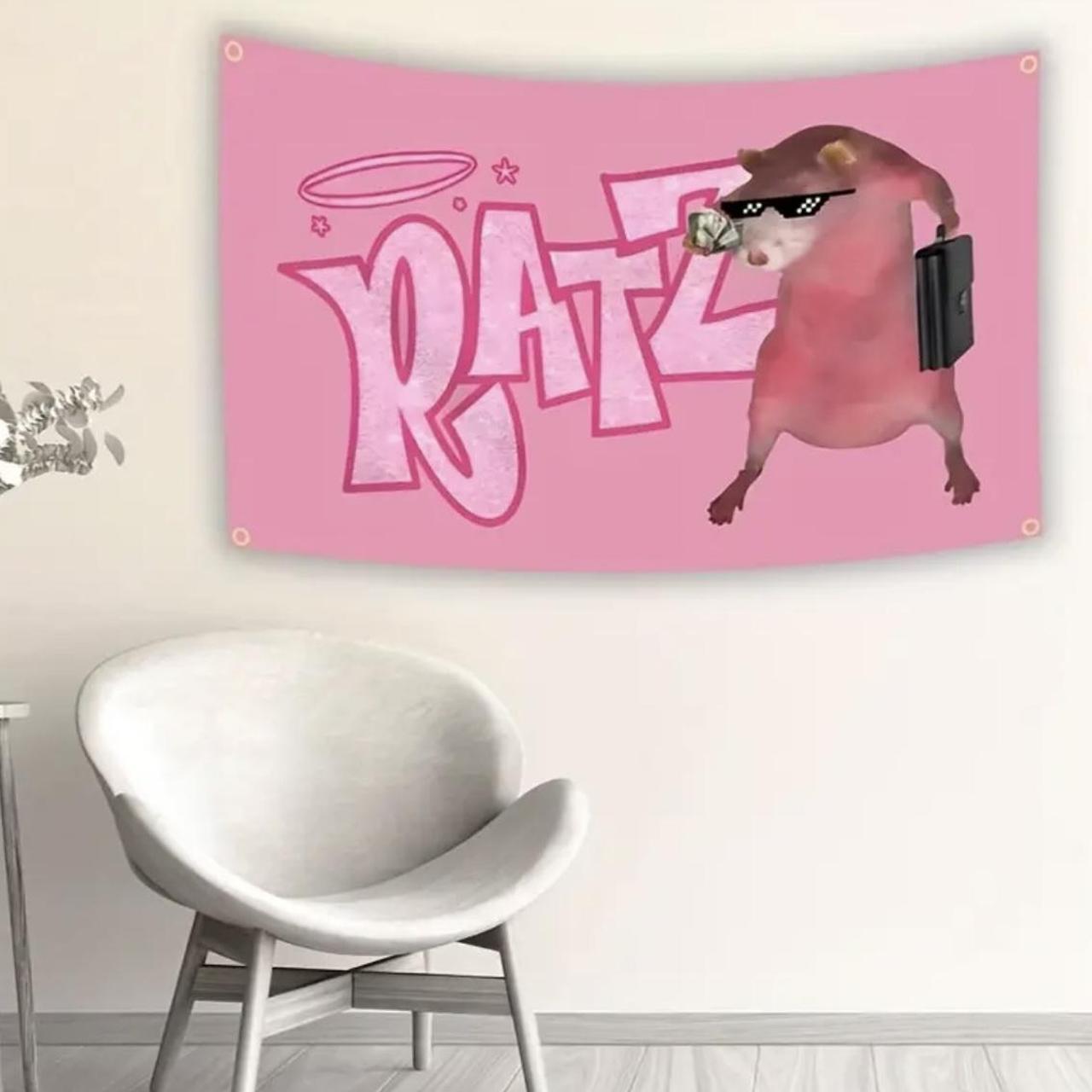 Ratz 5x3 ft tapestry - Depop