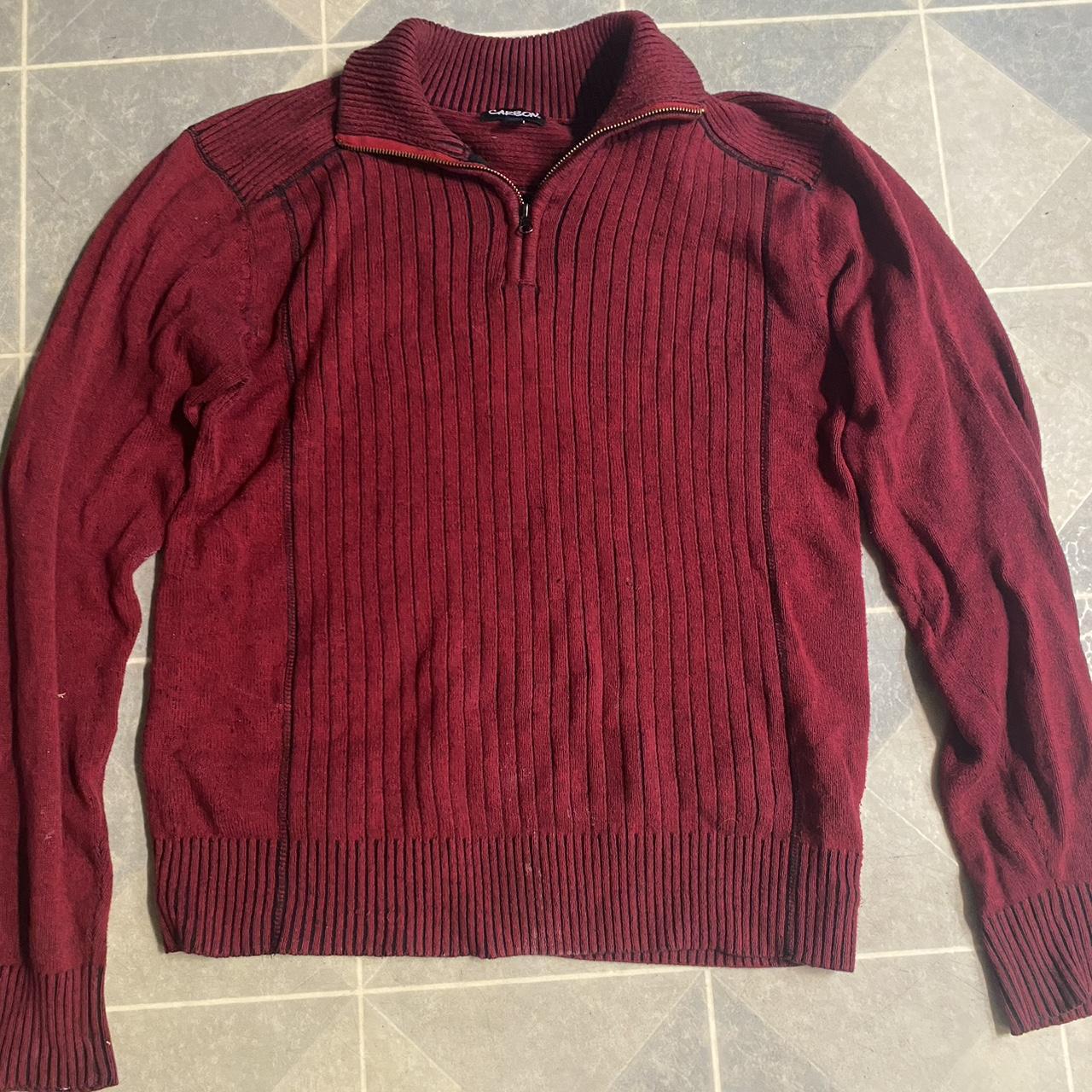 RED DRIPPY SWEATER‼️🙏 OFFERSACCOTEDDD😼😼 #vintage... - Depop