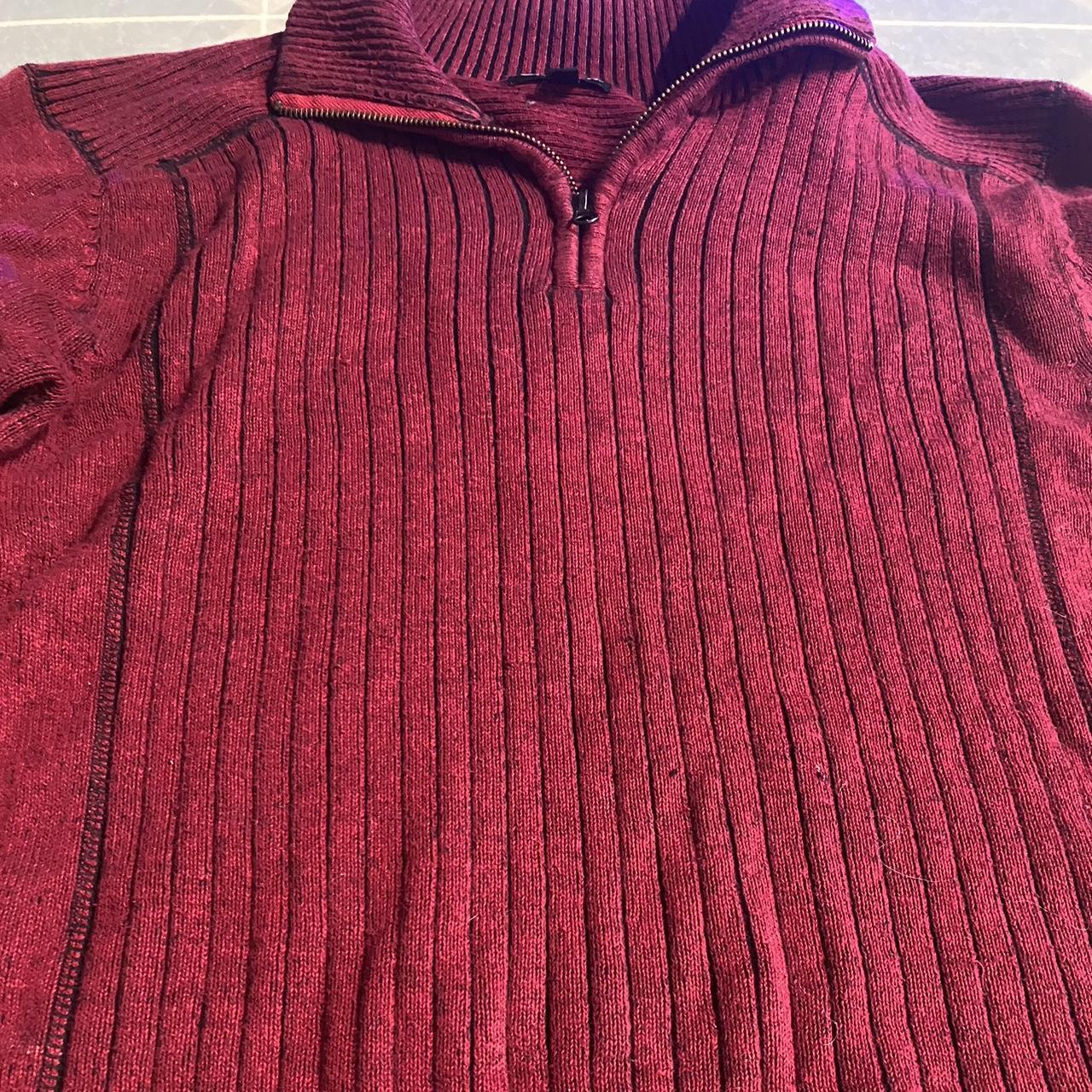 RED DRIPPY SWEATER‼️🙏 OFFERSACCOTEDDD😼😼 #vintage... - Depop