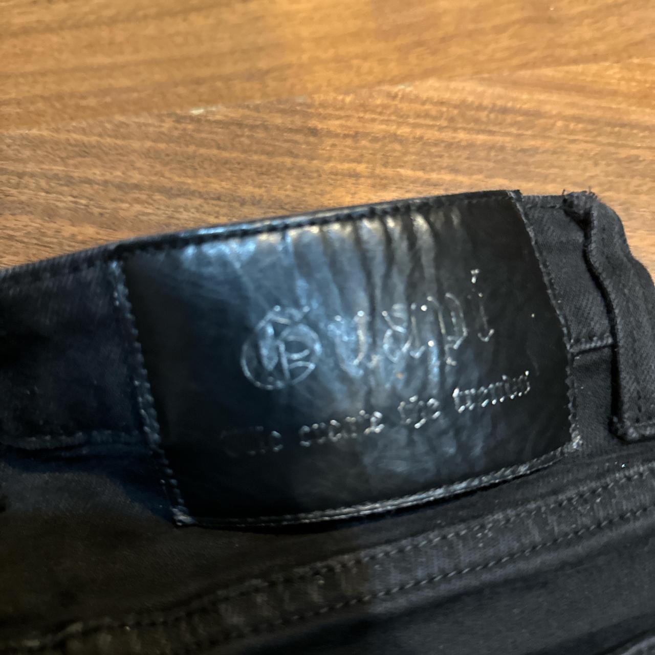 Guapi stacked flare jeans size 28 worn a few times - Depop