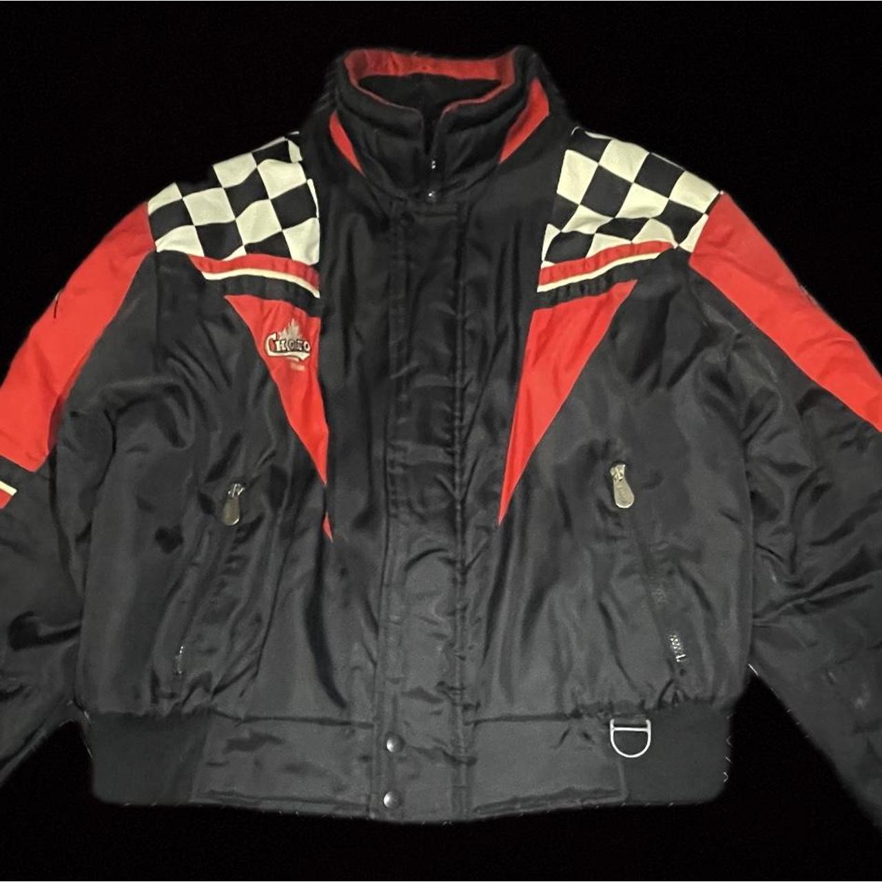 Vintage Choko Racing Winter Jacket Size Large (runs... - Depop