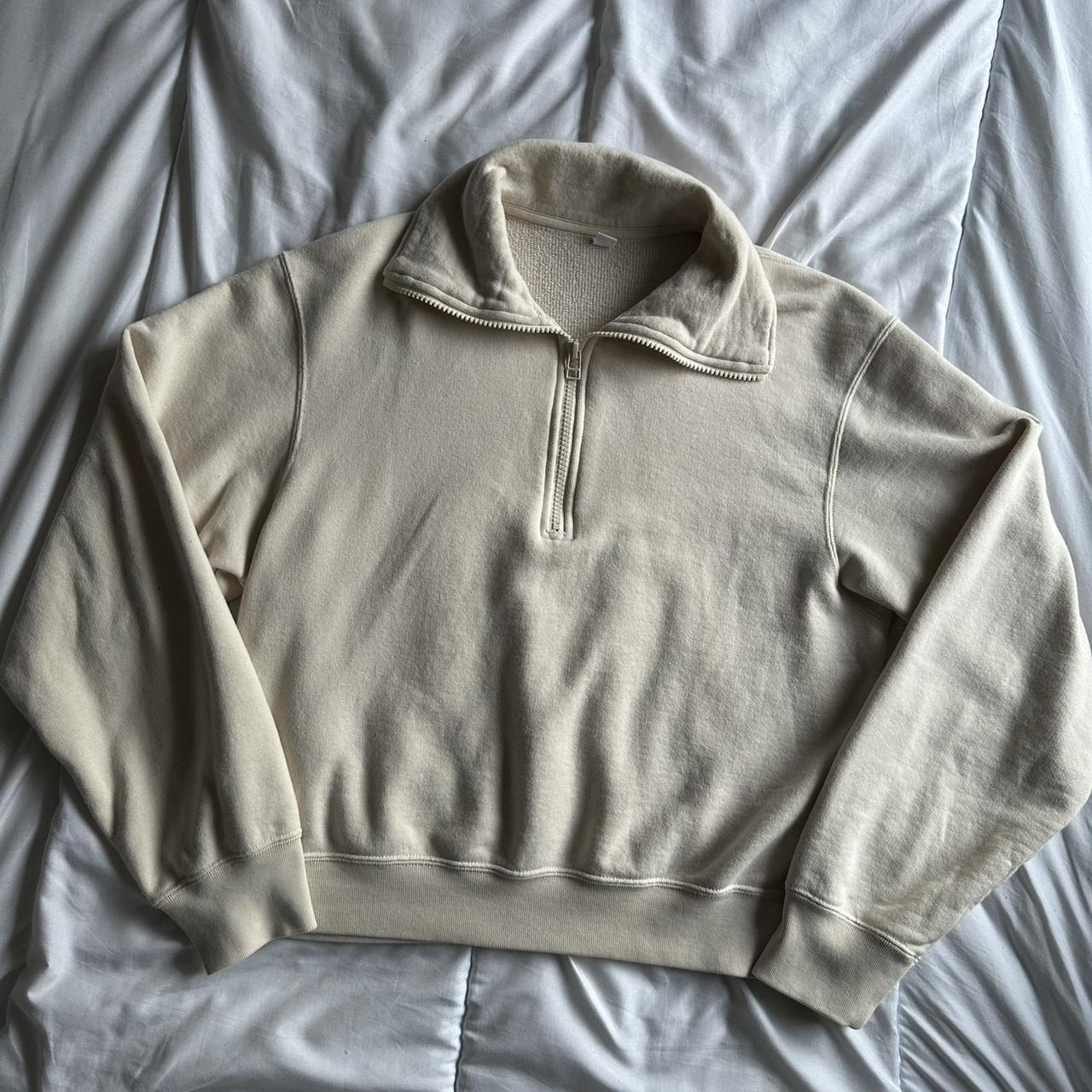 UNIQLO Quarter-Zip Sweatshirt This UNIQLO... | Depop