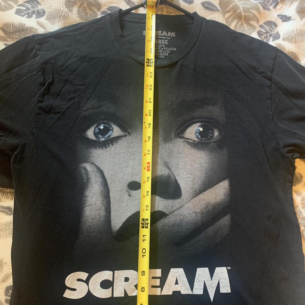 Scream horror movie t shirt, goodie two sleeves... - Depop
