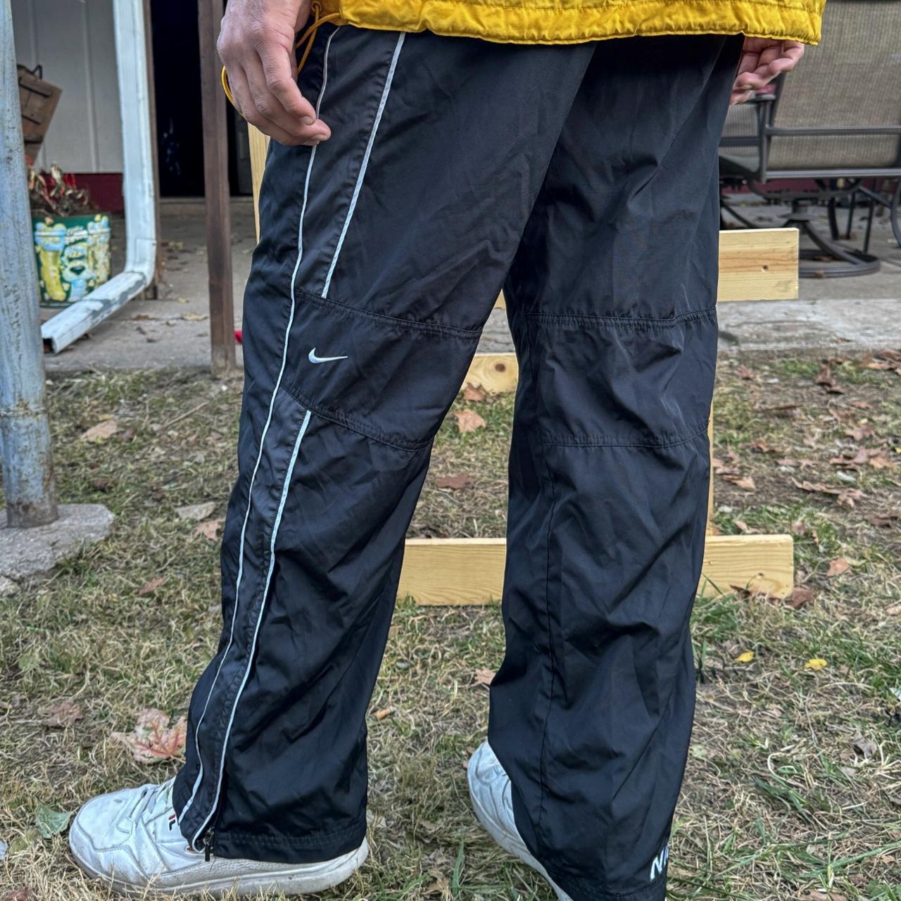 Cool Authentic 90s Nike track Pants, you can hack in... - Depop
