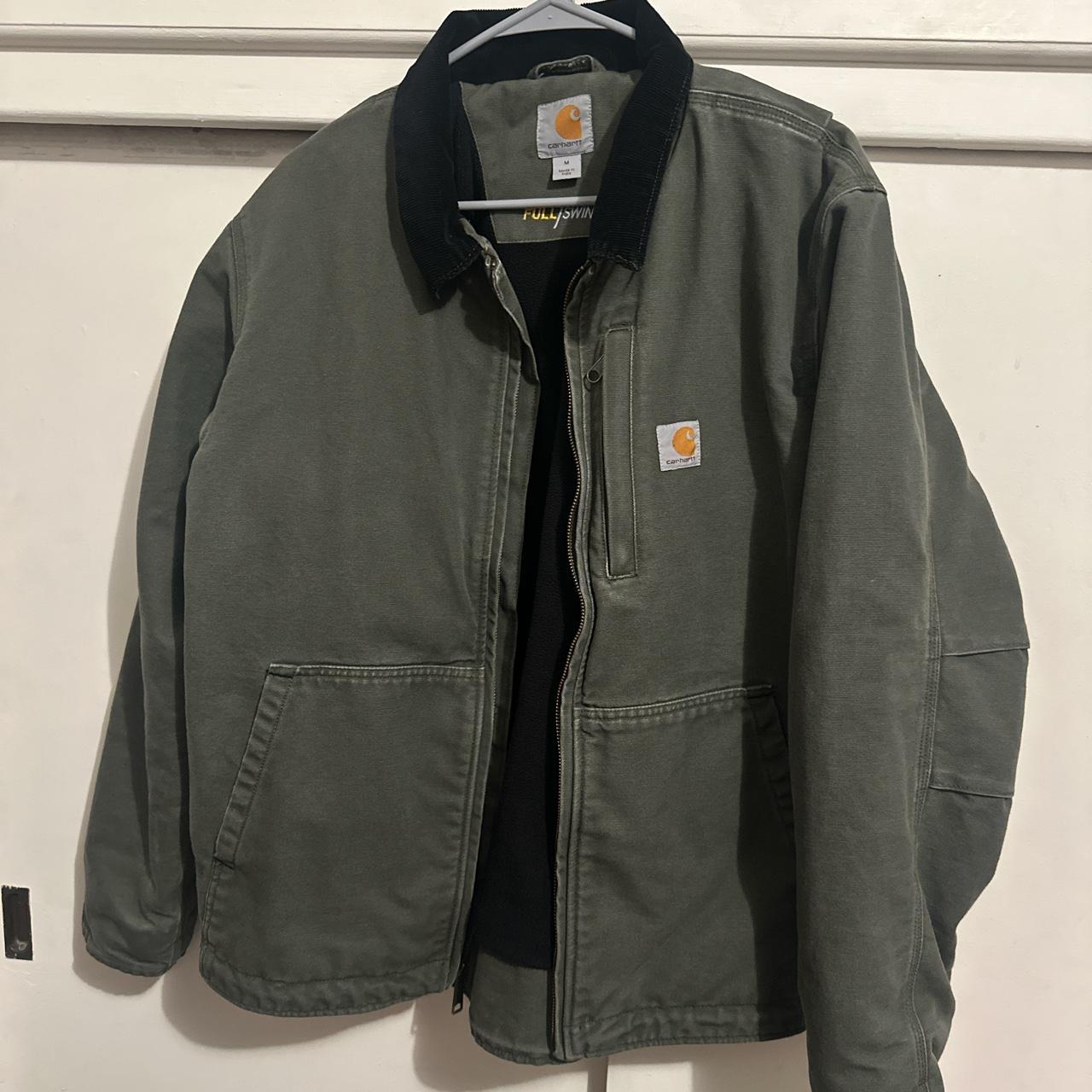 Used Carhartt fleece lined jacket . Great condition.... - Depop