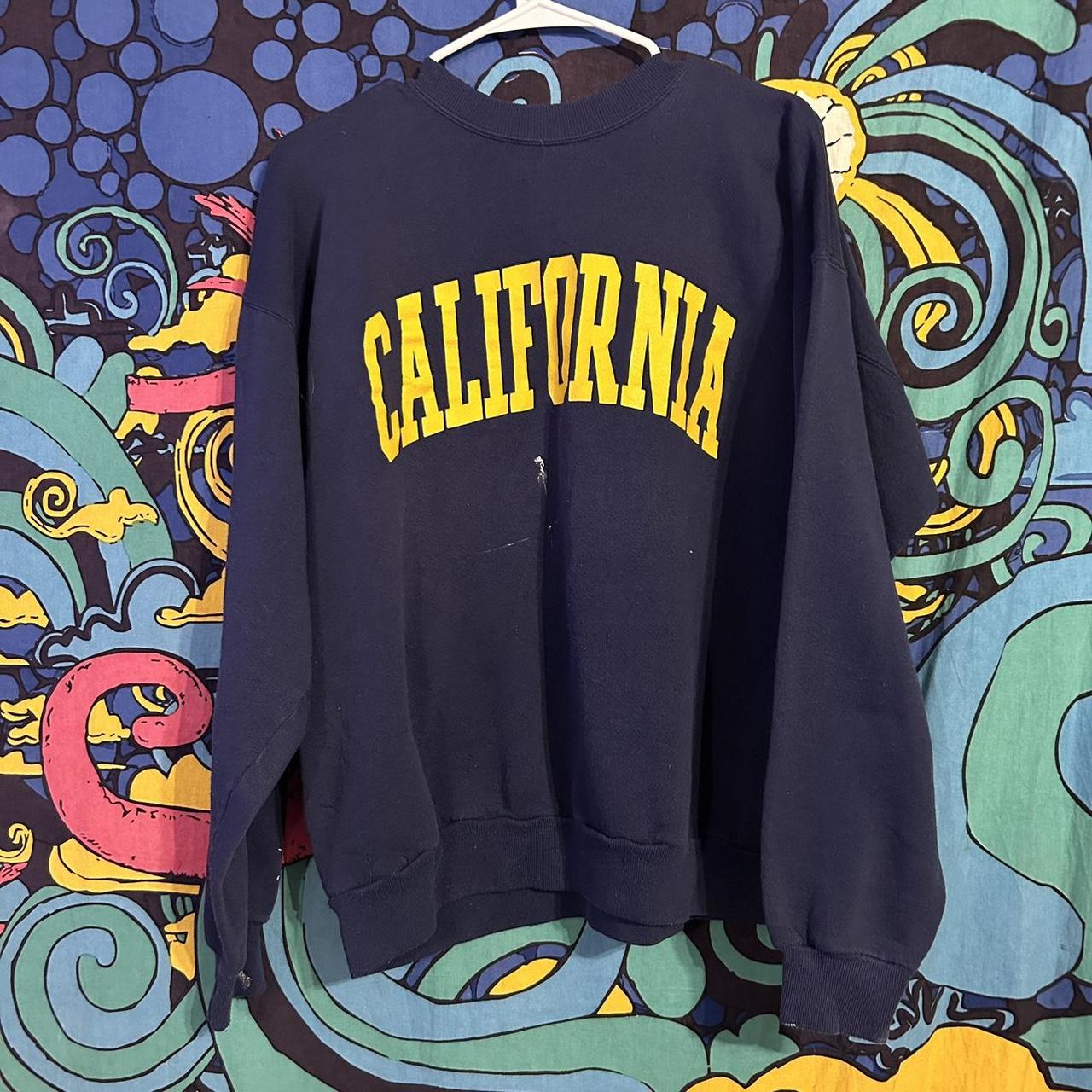 California university sweater slightly worn, small... - Depop
