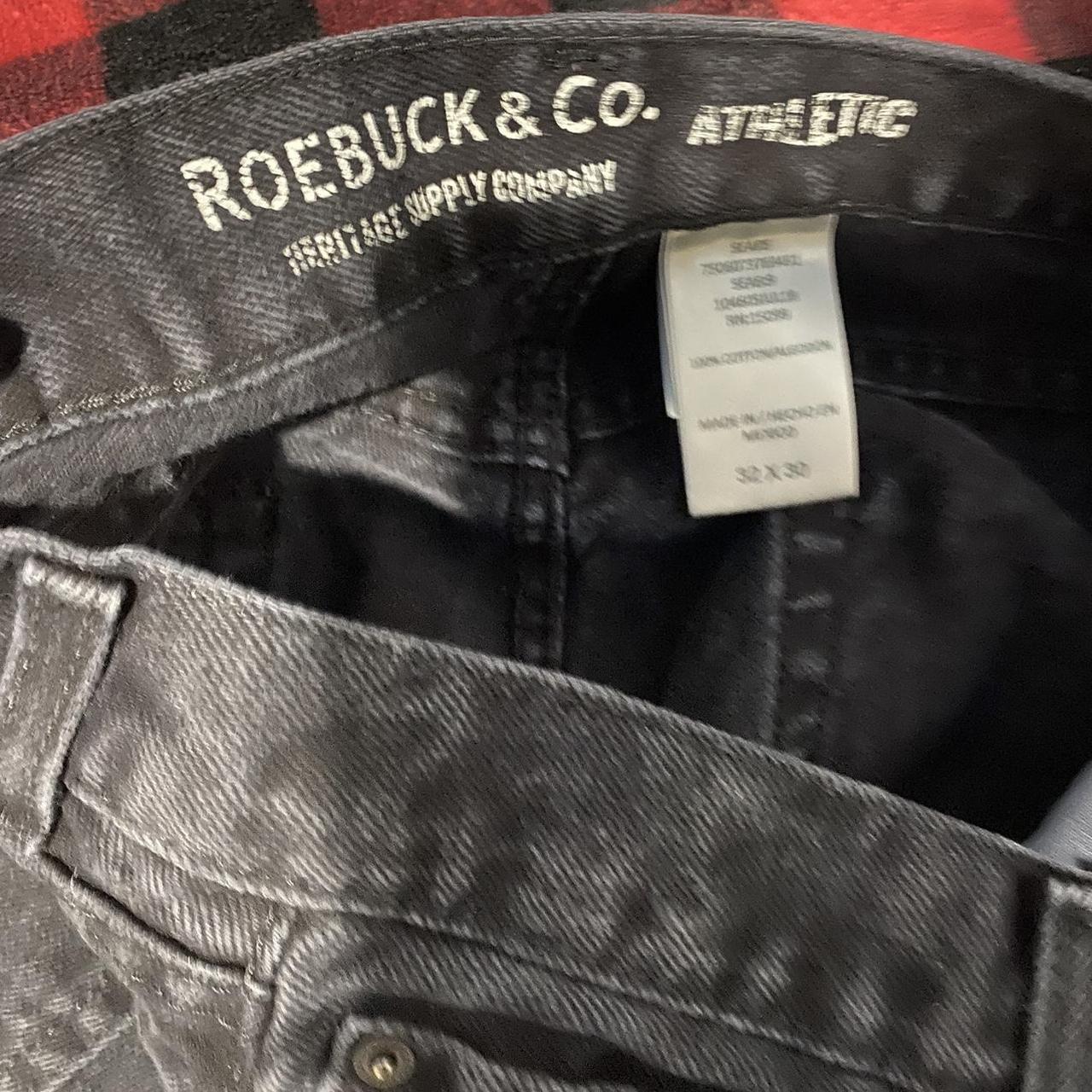 Roebuck & Co black straight jeans 32x30 - Depop